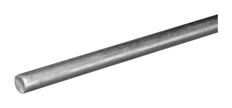 SteelWorks 3/8 in. D X 36 in. L Zinc-Plated Steel Unthreaded Rod ...