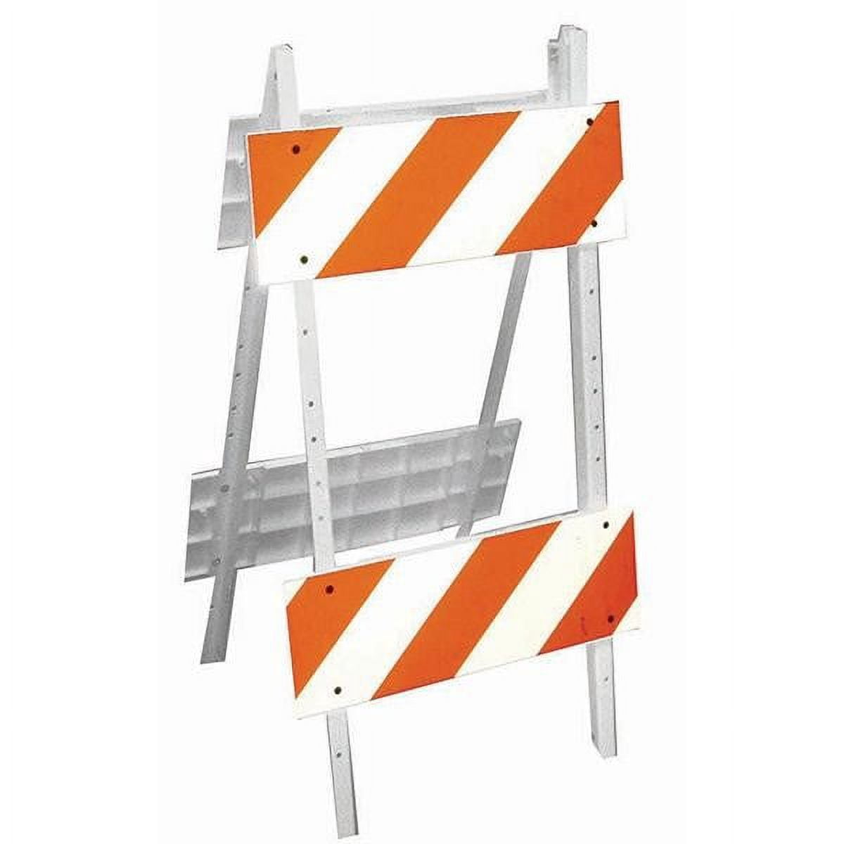 Steelcade Type II Barricade w/ 8" Top and 8" Bottom EG Reflective (5 ...