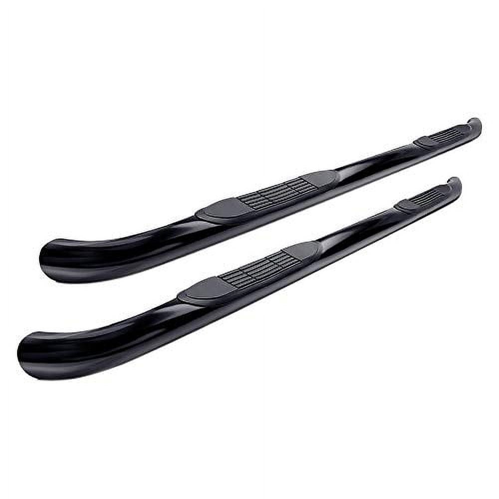Steelcraft 25-33100 3 in. Round Side Bar Black Stainless Steel 3 in ...