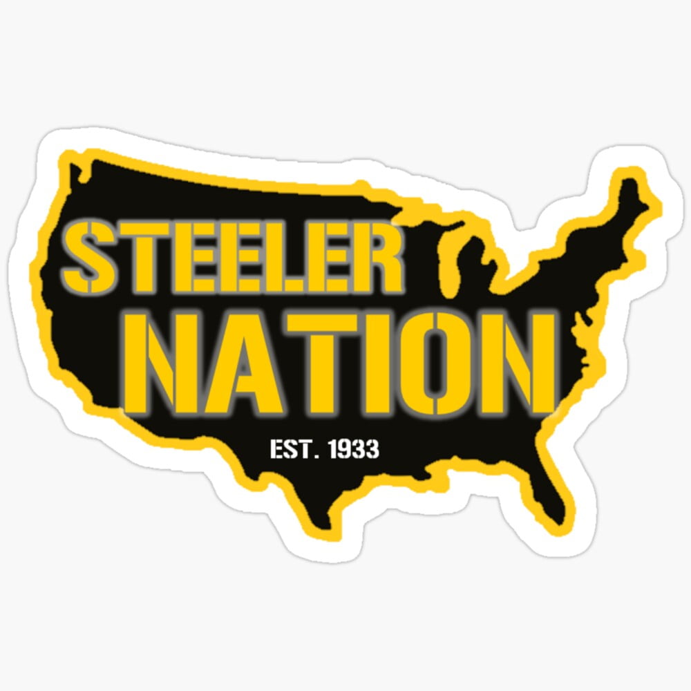 Steeler Nation - Est 1933 Sticker Baseball Sticker, Football Sticker ...