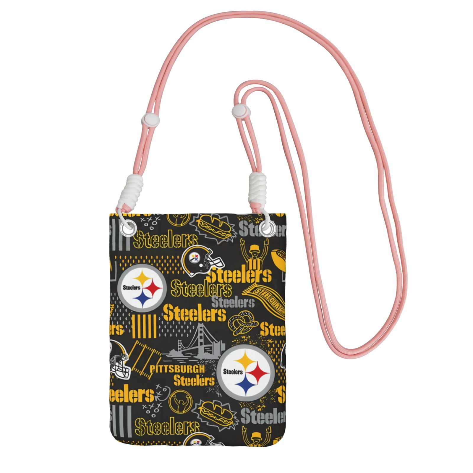 Steelers Carry A Mobile Phone Bag Diagonally Small Pouch Case With ...