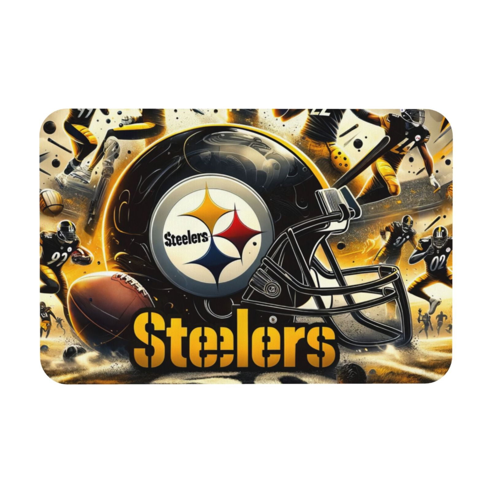 Steelers Diatomaceous Mat Diatomaceous Earth Bath Mat - Non-Slip ...