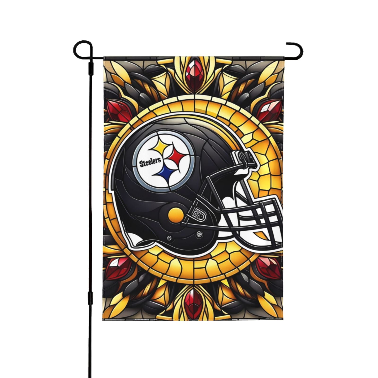 Steelers Double Sided Garden Flag Football Team Theme, Game Day Fan ...