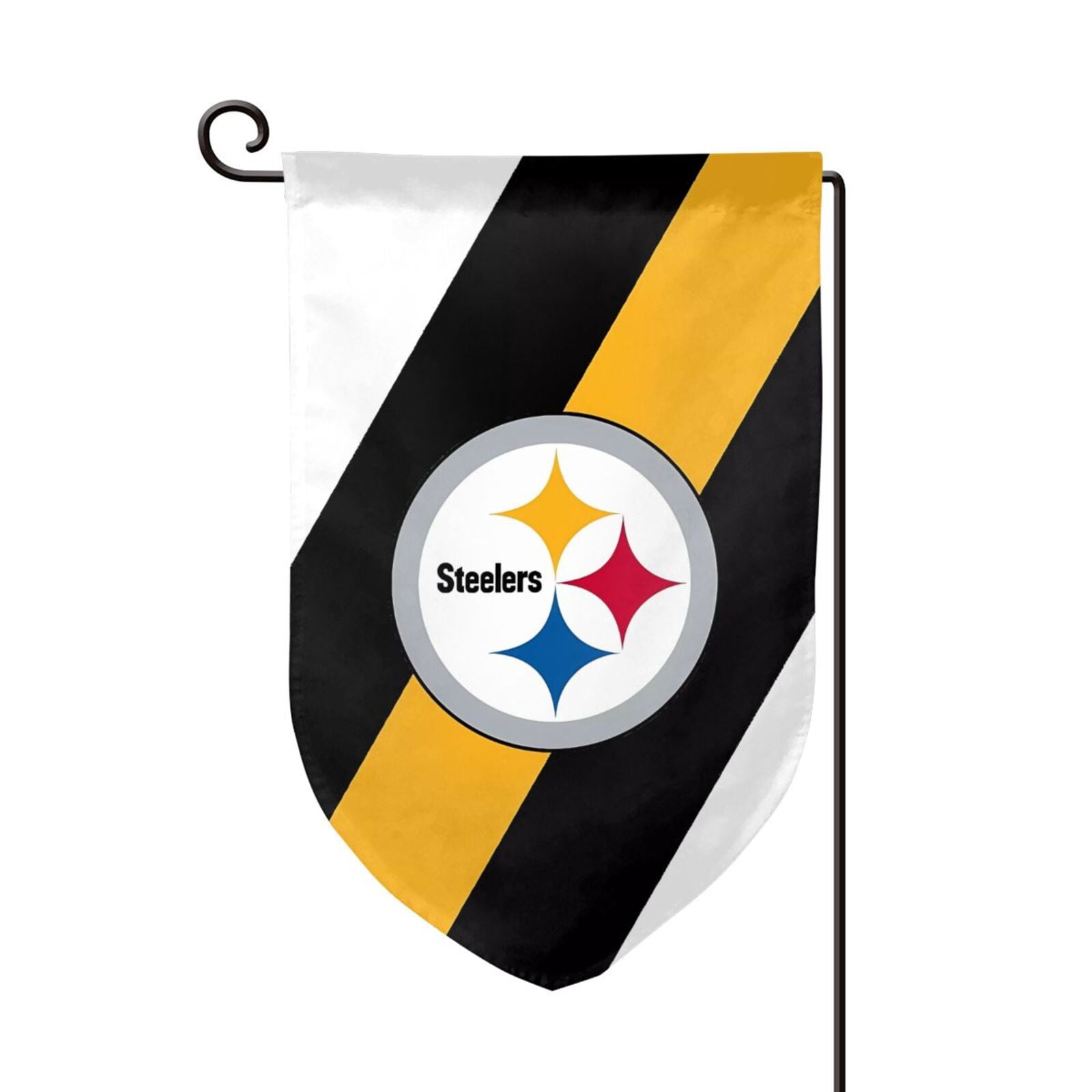 Steelers Football Fans Double Sided Garden Banner flags Sharp Corner ...