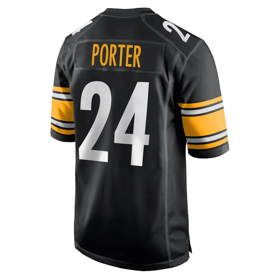 Steelers Football Shirt Joey Porter#24 Sports Team Game Fans For Men ...