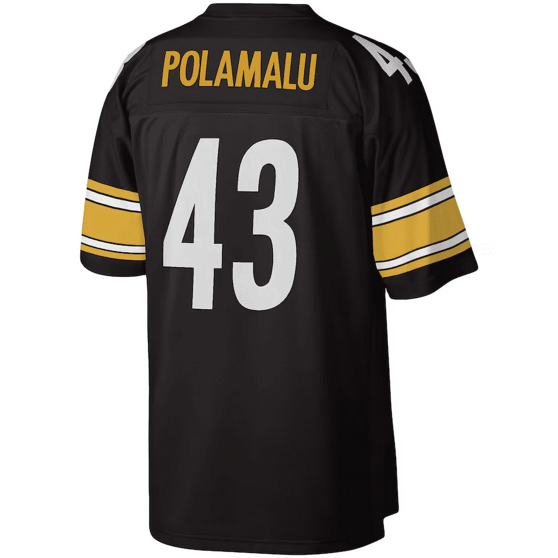 Steelers Football Shirt Troy Polamalu#43 Sports Team Game Fans For ...