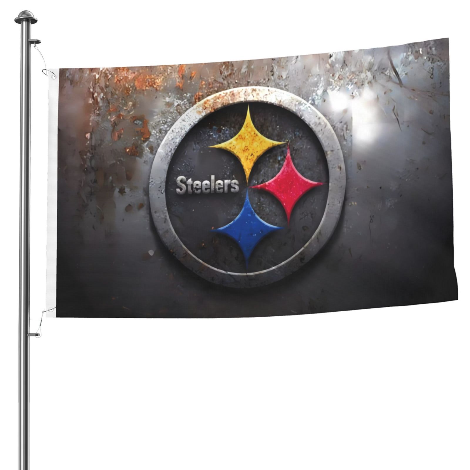 Steelers Football Sport Fans Double Two Sided House Flag 5X8FT，Welcome ...