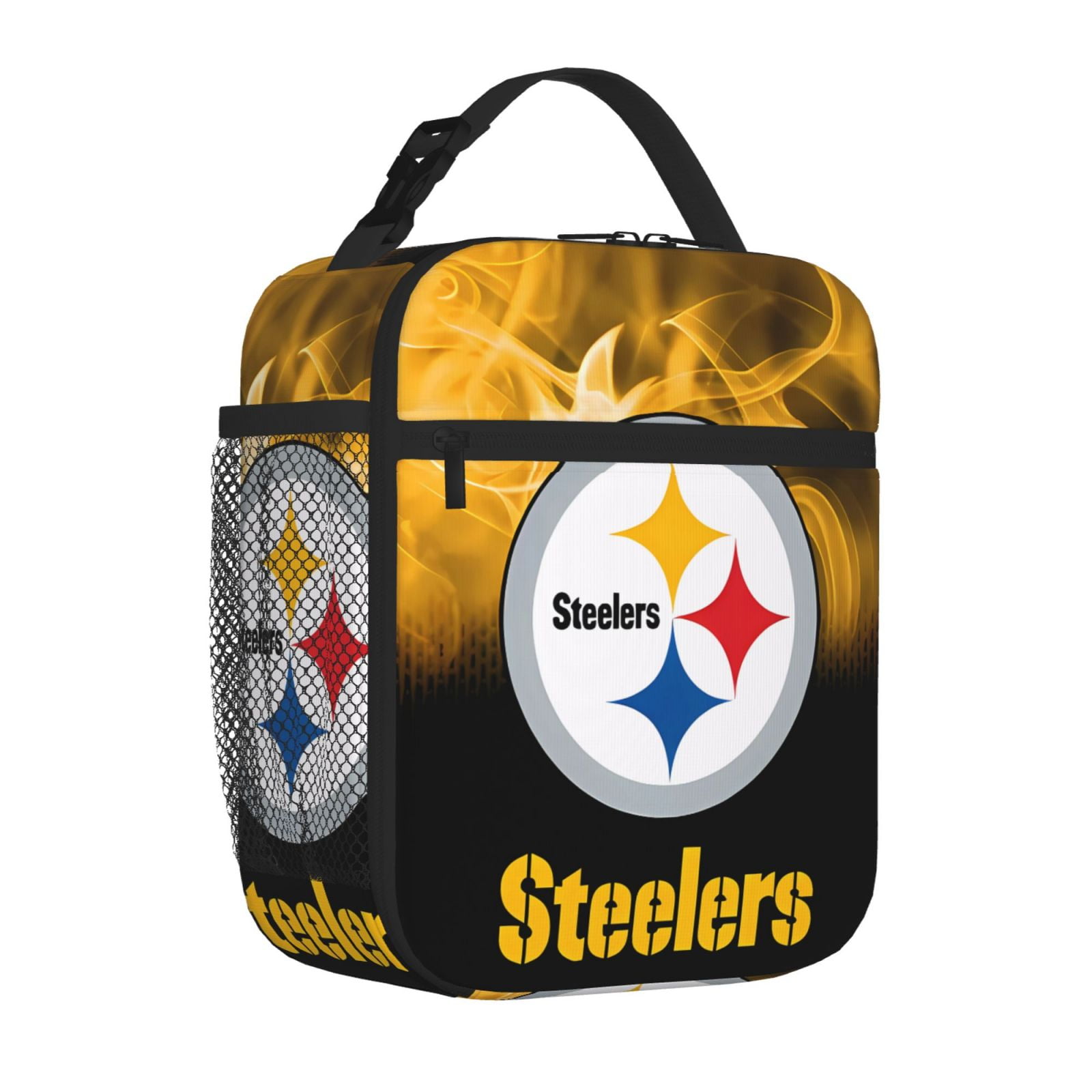 Steelers Football Team Campus Portable Insulated Lunch Box, Unisex ...