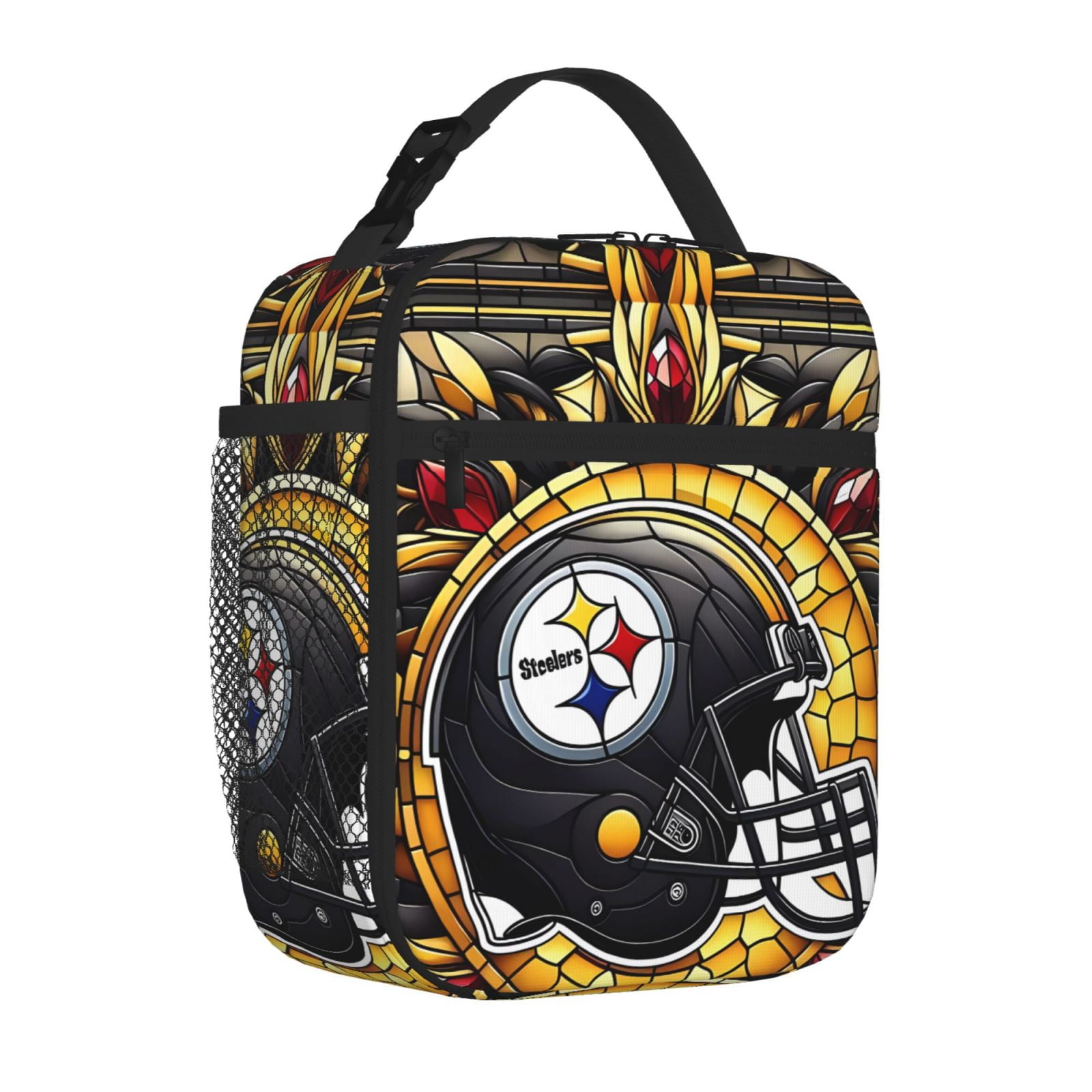 Steelers Football Team Campus Portable Insulated Lunch Box, Unisex ...