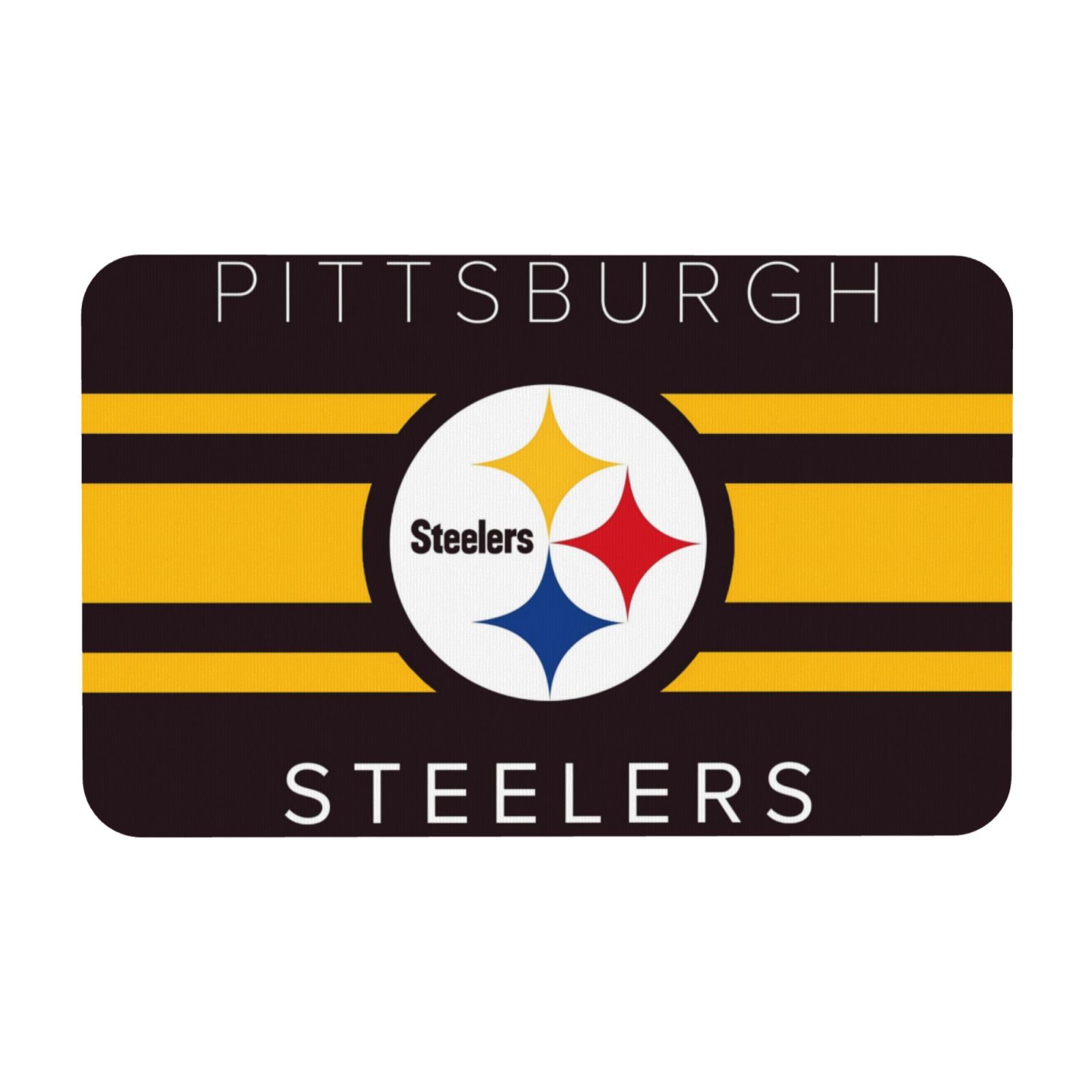 Steelers Football Team Custom Diatom Mud Bathroom Floor Mat Luxury ...