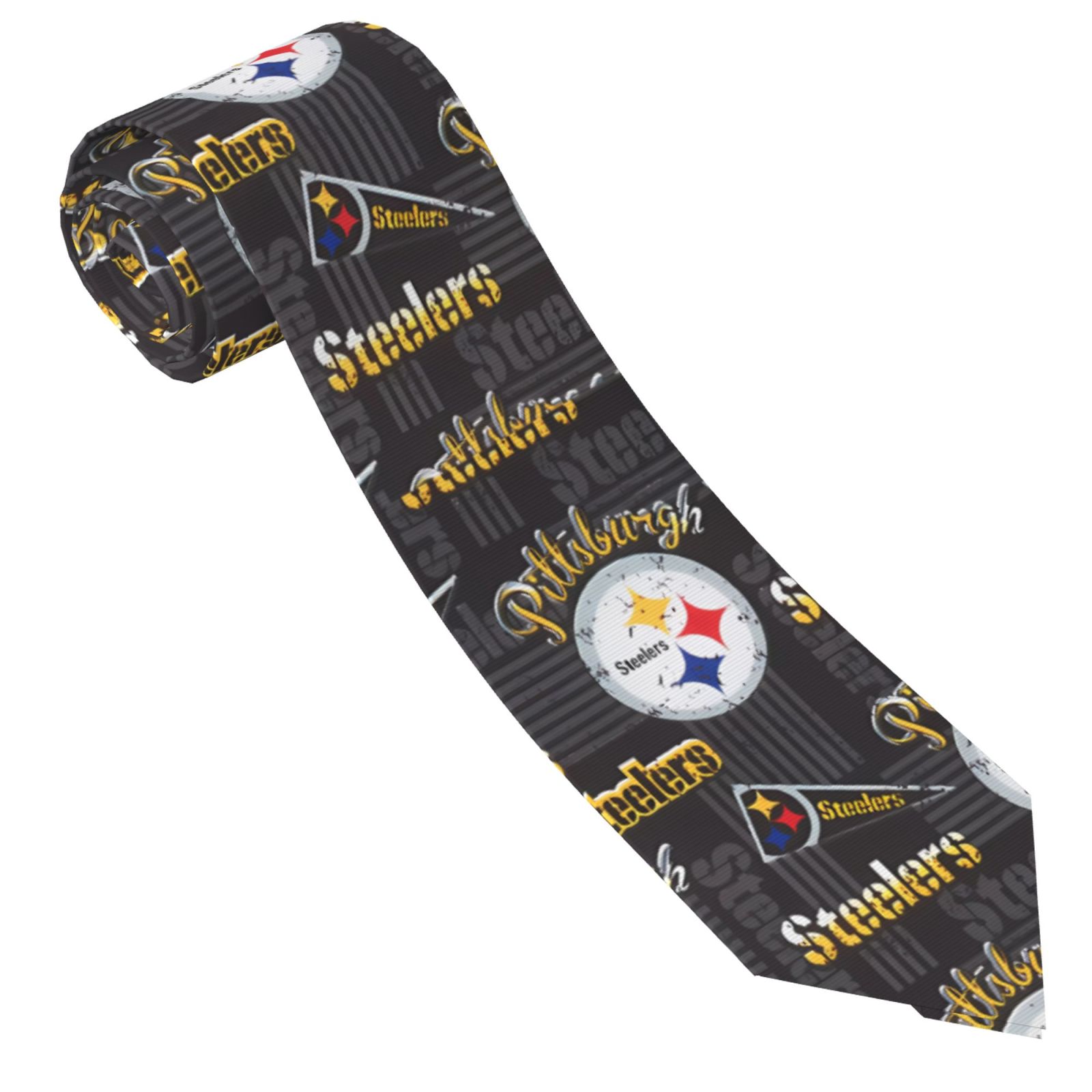 Steelers Football Team Men's Ties, Match Day Team Fans Men's Business ...