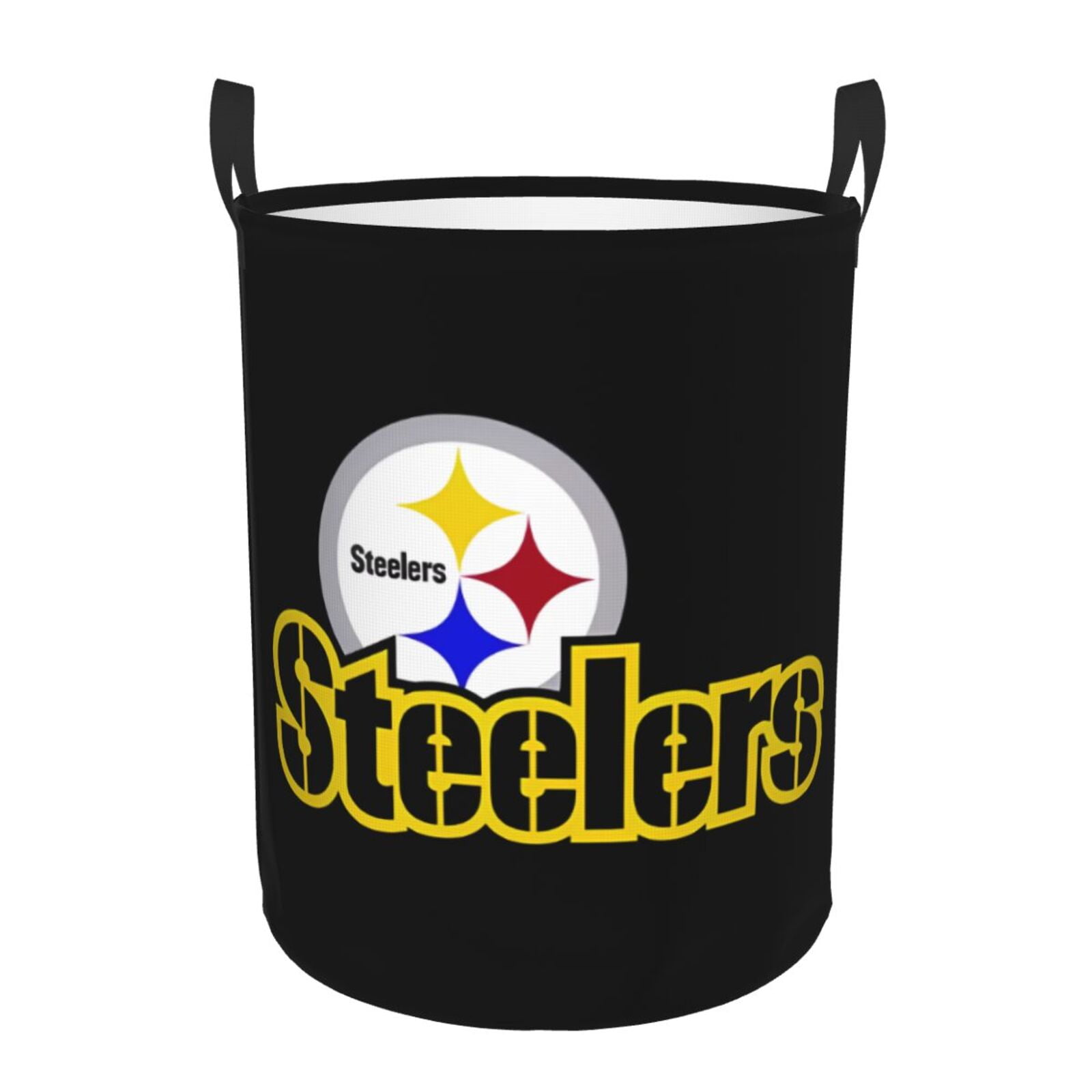 Steelers Football Team Round Single Layer Laundry Basket, Baby Round ...