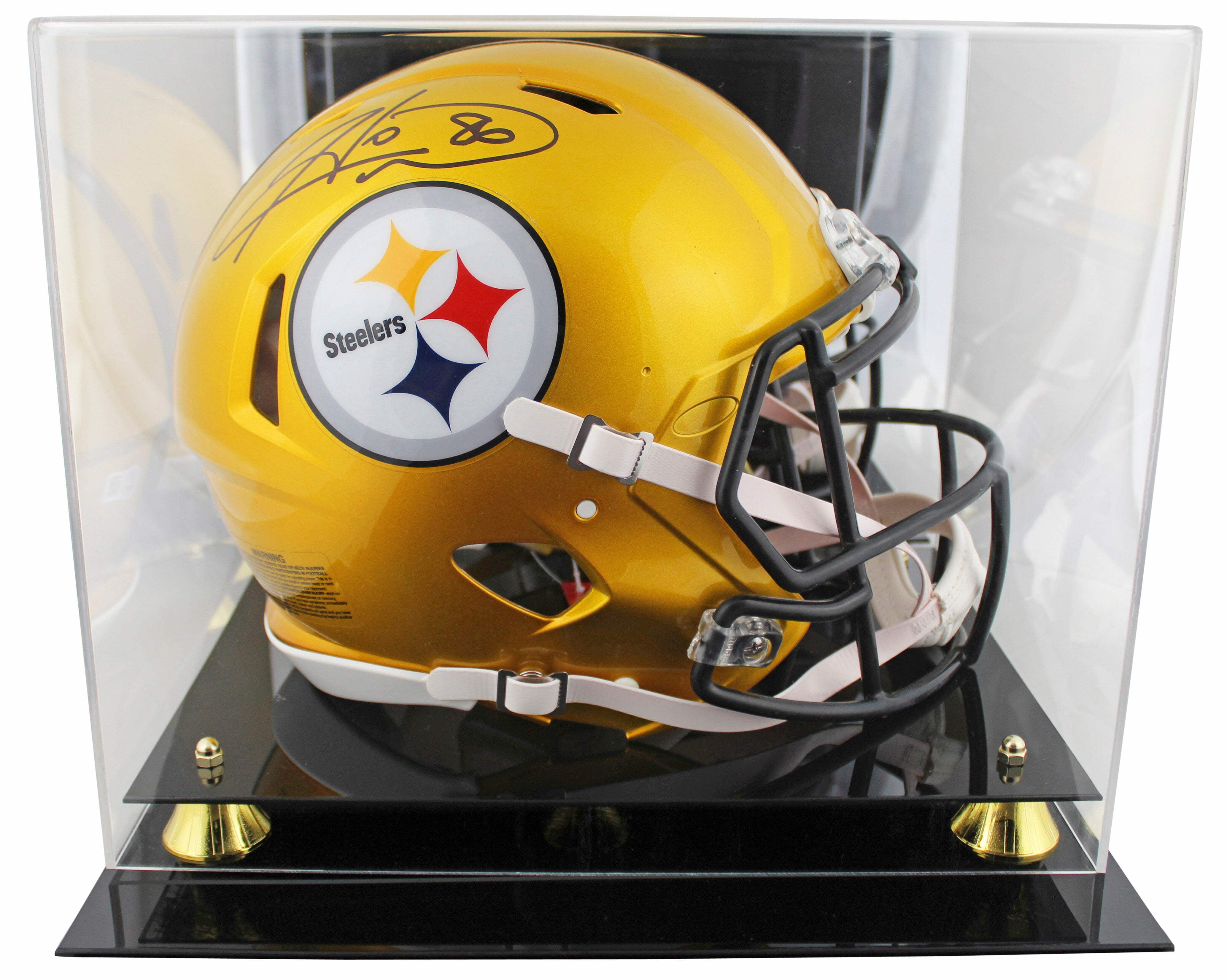 Steelers Hines Ward Signed Flash Full Size Speed Proline Helmet W/ Case ...