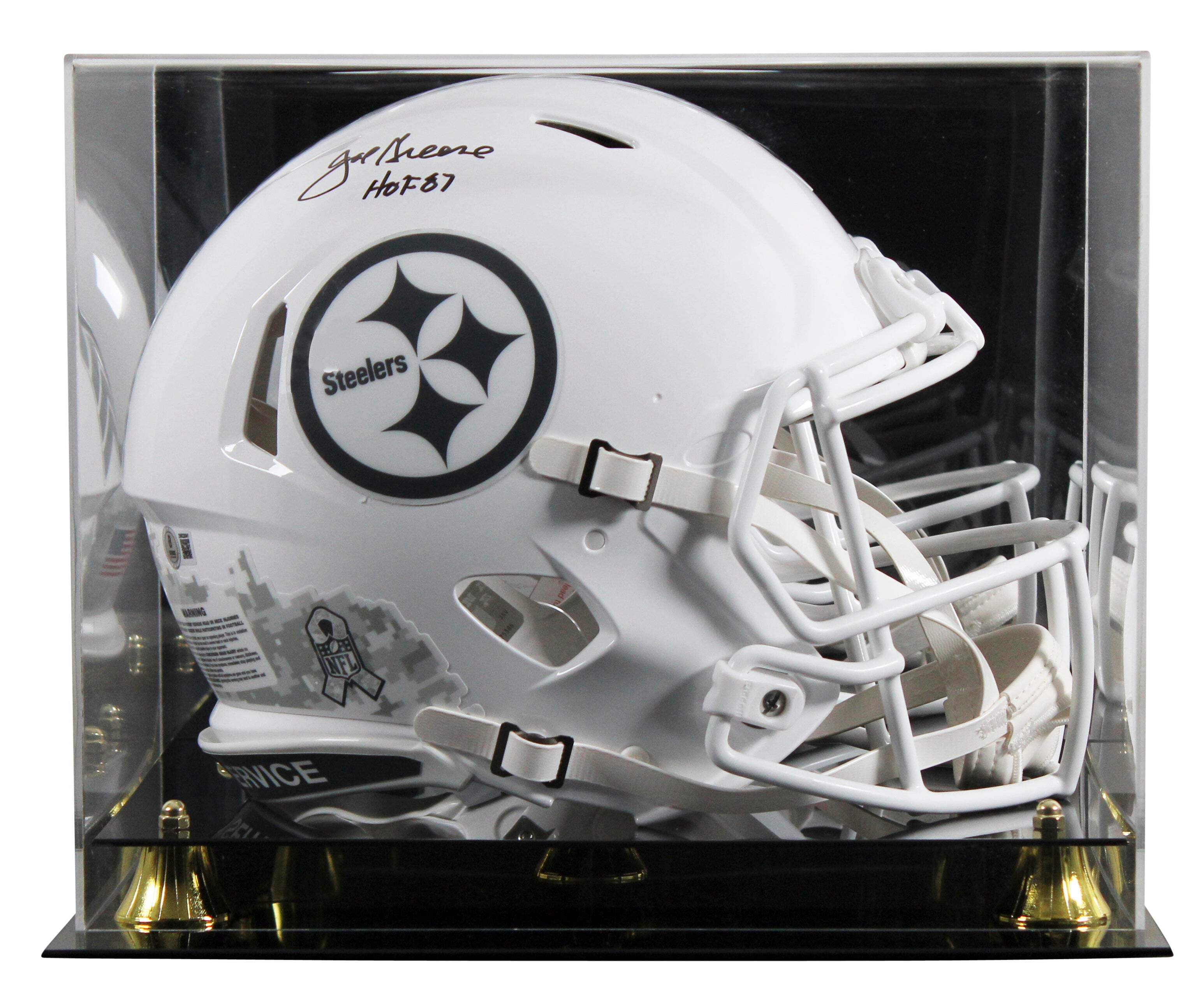 Steelers Joe Greene "HOF" Signed STS III F/S Speed Proline Helmet W ...