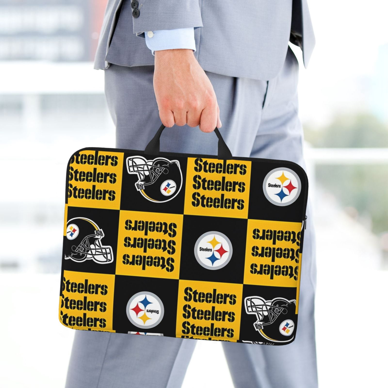 Steelers Laptop protective case can store computers up to 14 inches in ...