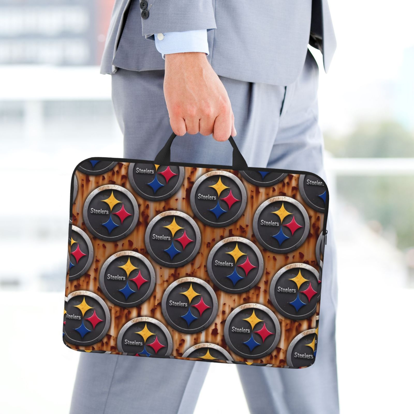 Steelers Laptop protective case can store computers up to 14 inches in ...