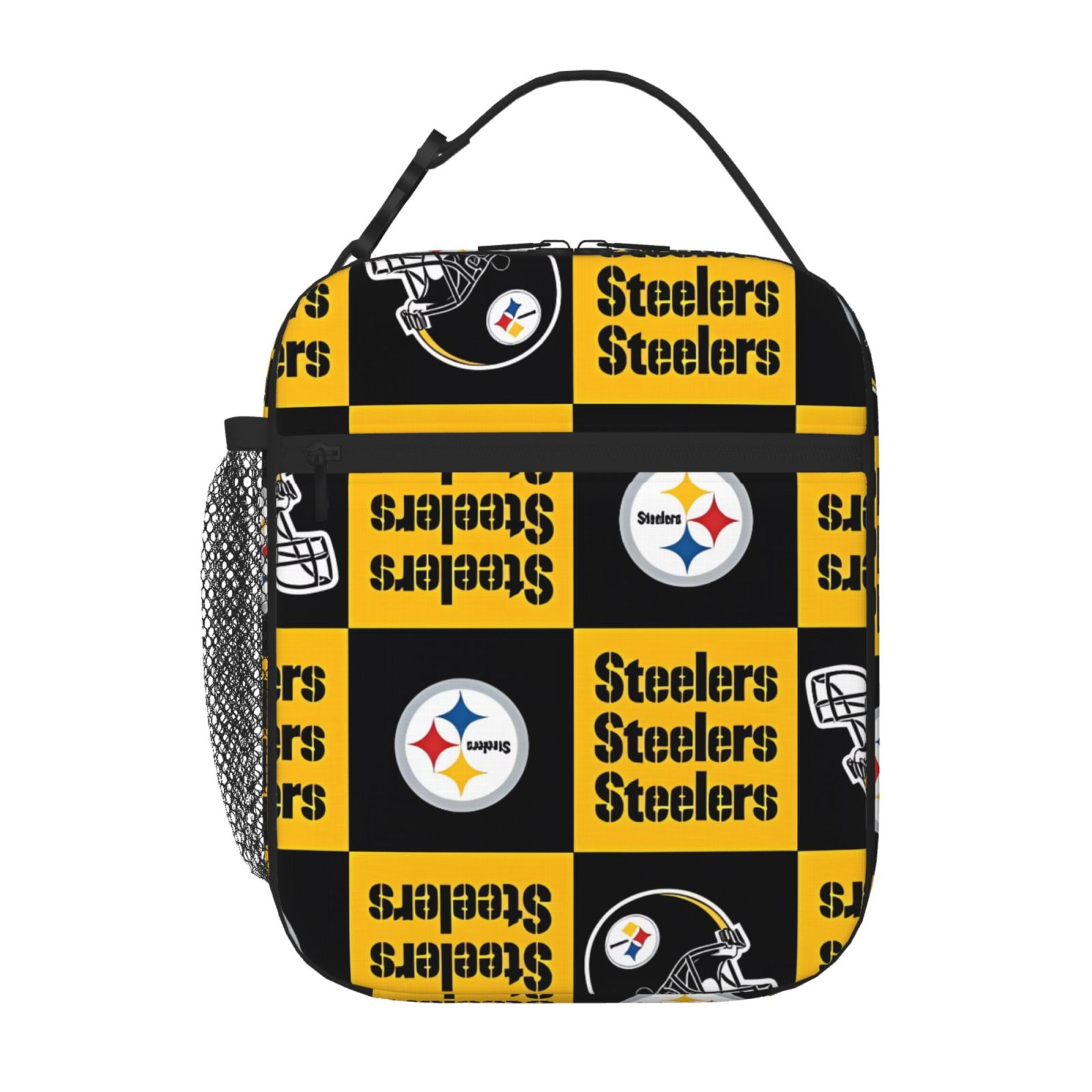 Steelers Lunch Bag Football Team Logo Portable Large Capacity Insulated ...