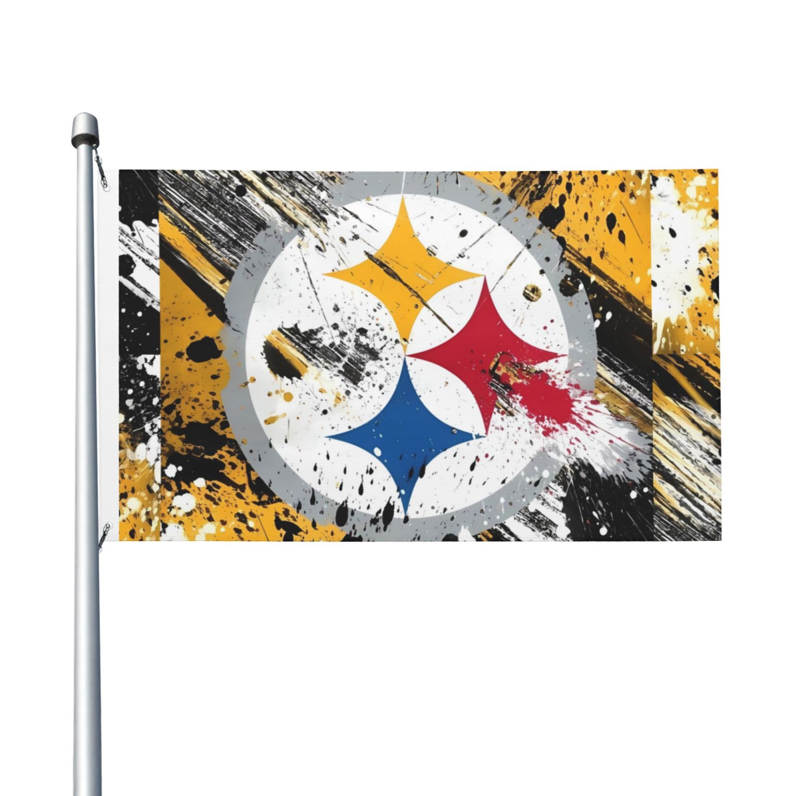 Steelers Printing Double Sided Flag 3x5FT Garden Banner Baseball Team ...