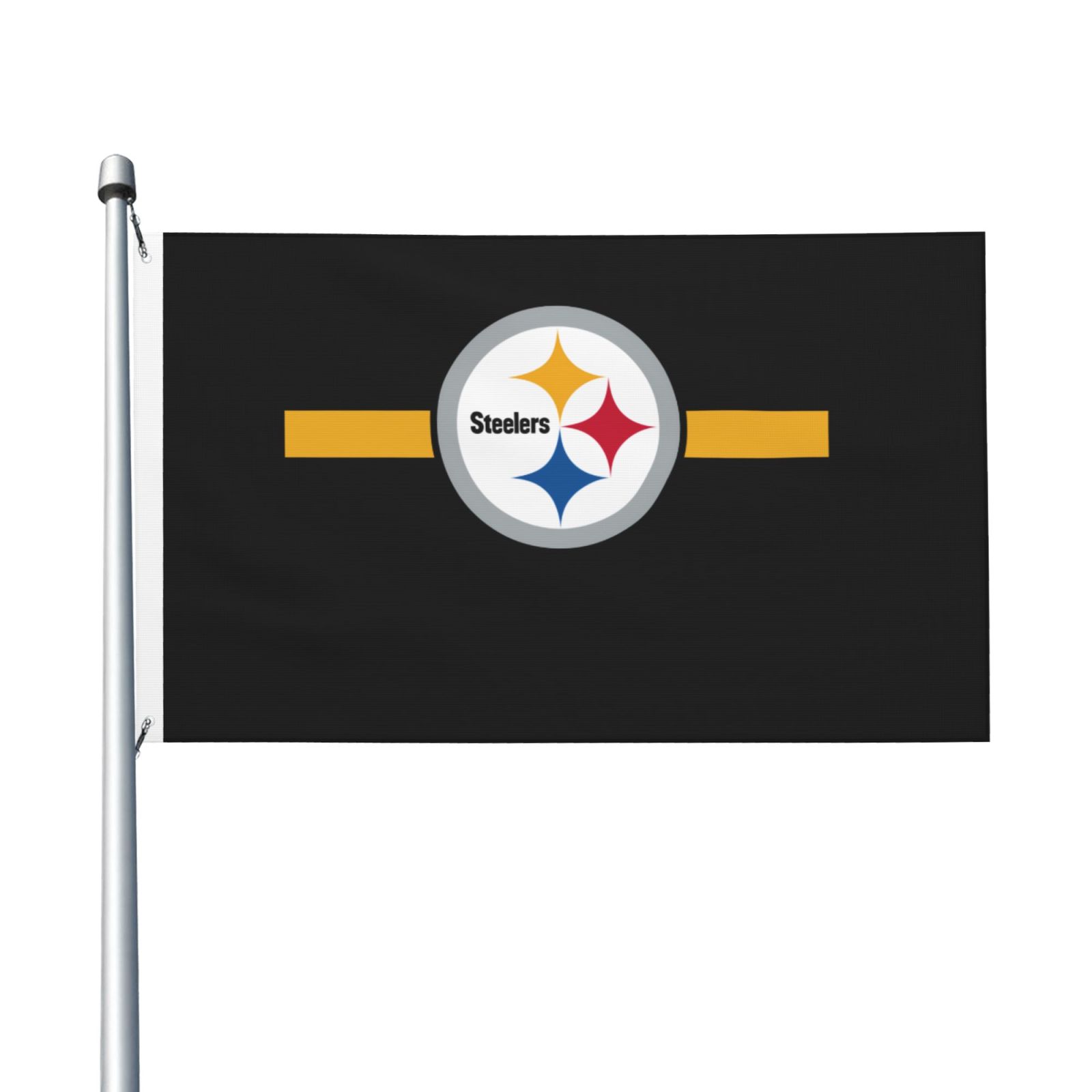 Steelers Printing Double Sided Flag 3x5FT Garden Banner Baseball Team ...