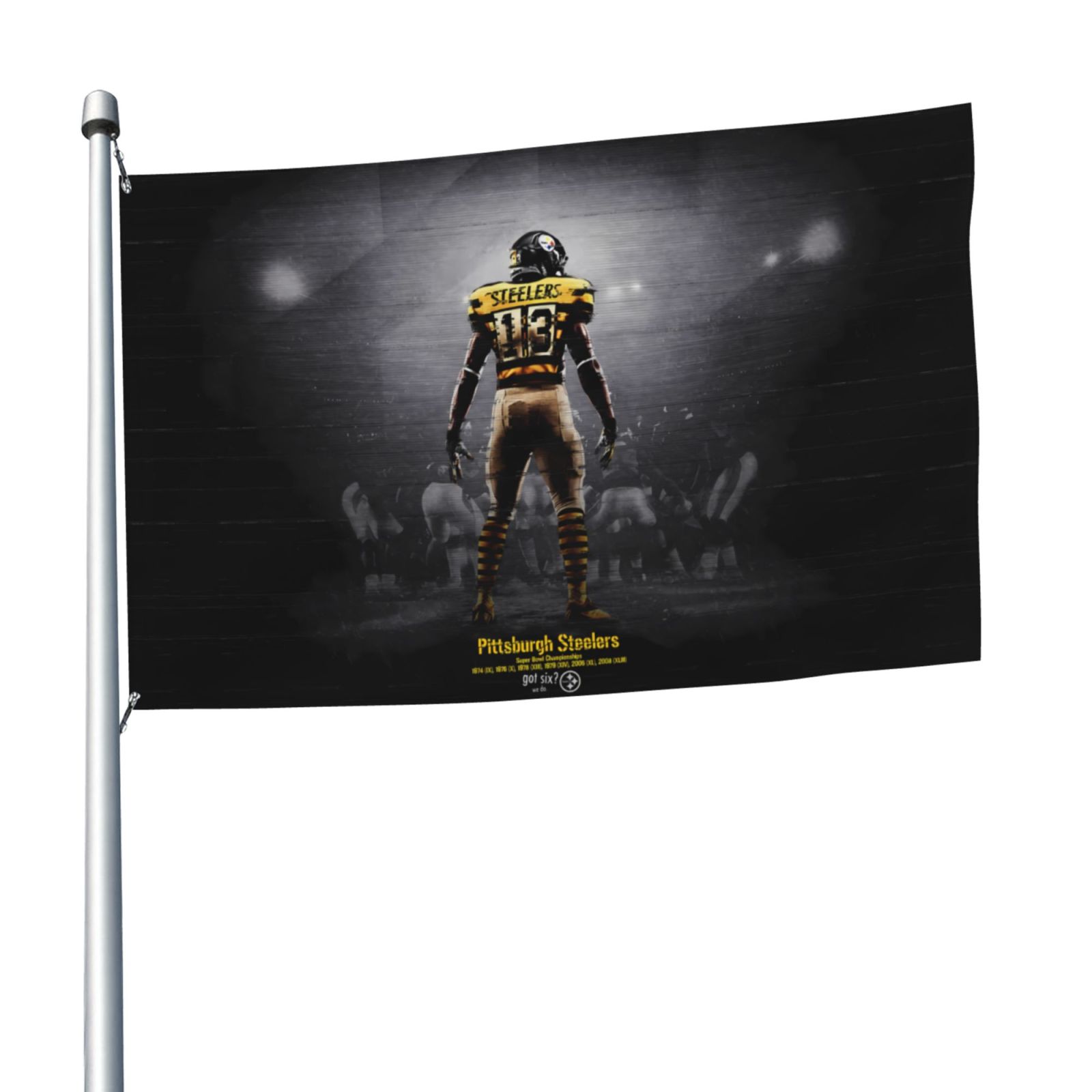 Steelers Professional Football Team Flag 5x8ft Garden Flag Soccer Flag ...