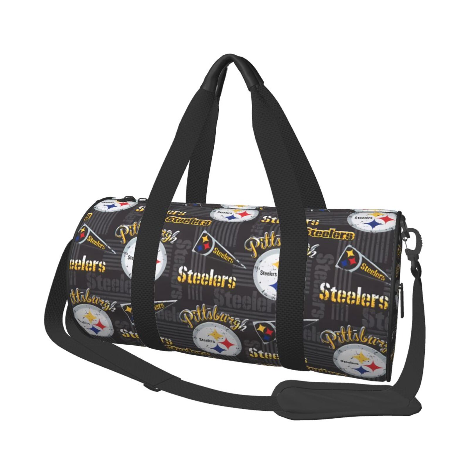 Steelers Round Large Capacity Travel Luggage Bag, Football Team Theme ...