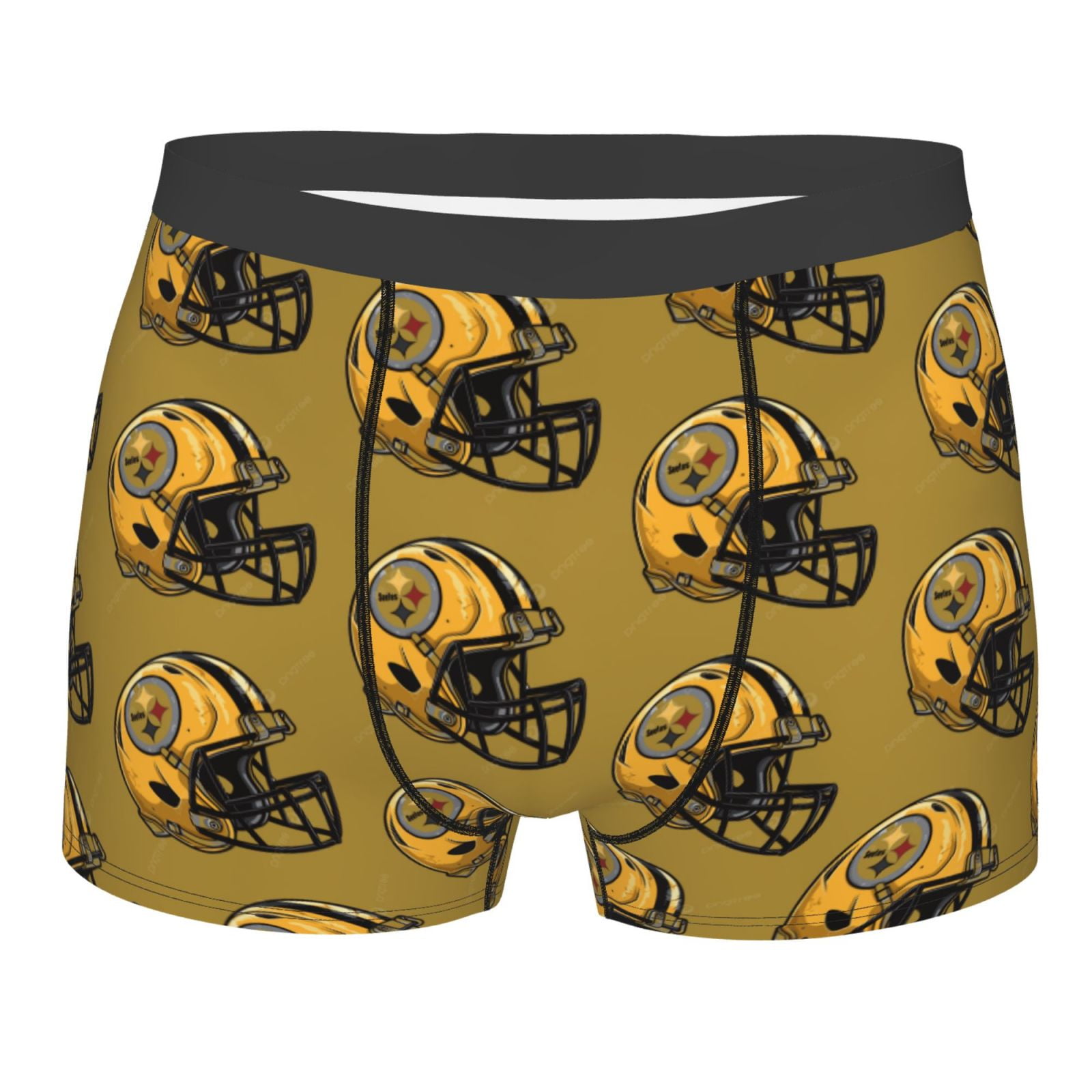 Steelers Sports Theme Men Teen Boys Boxer Briefs (S-XXL) Fun Boxers ...