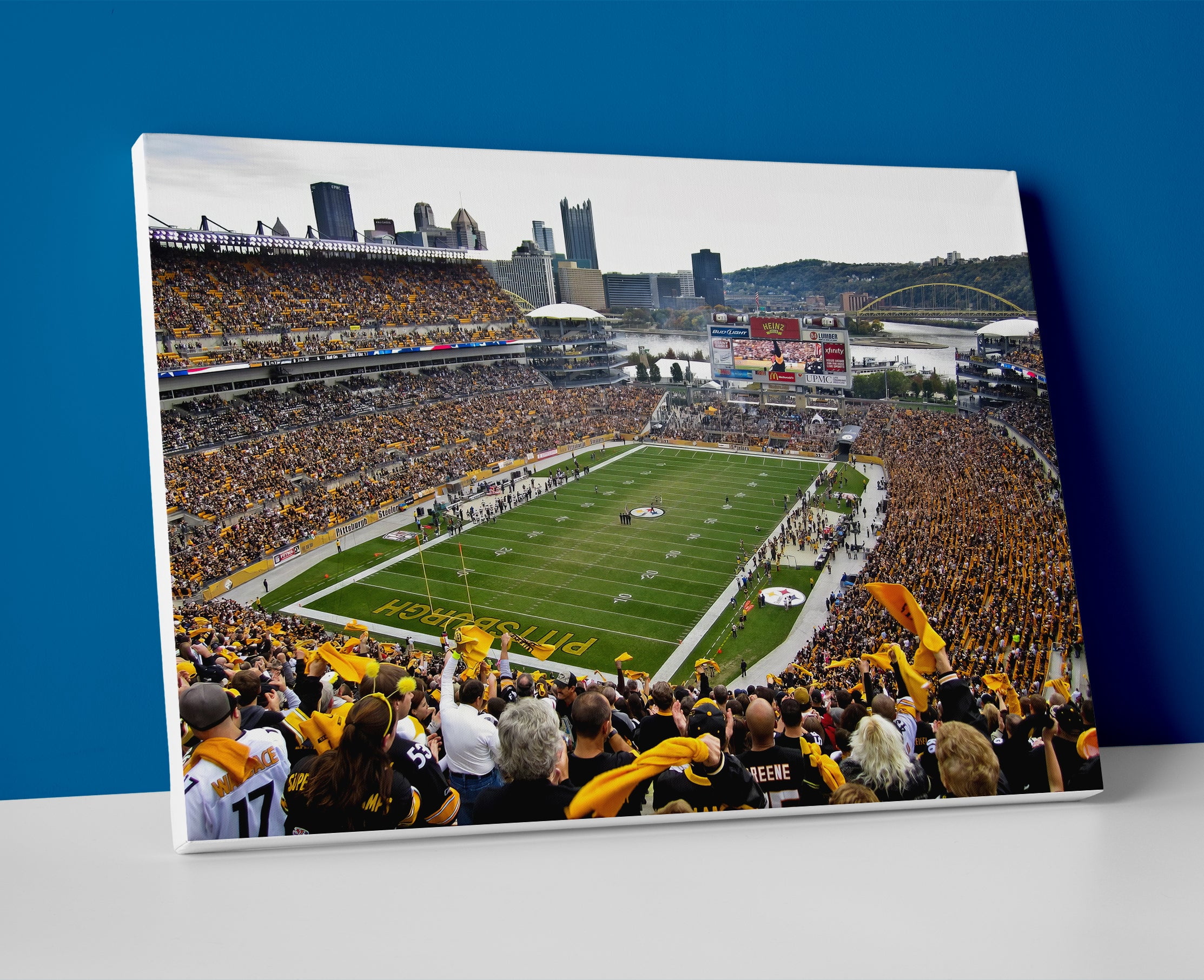 Steelers Stadium Poster or Wrapped Canvas - Walmart.com
