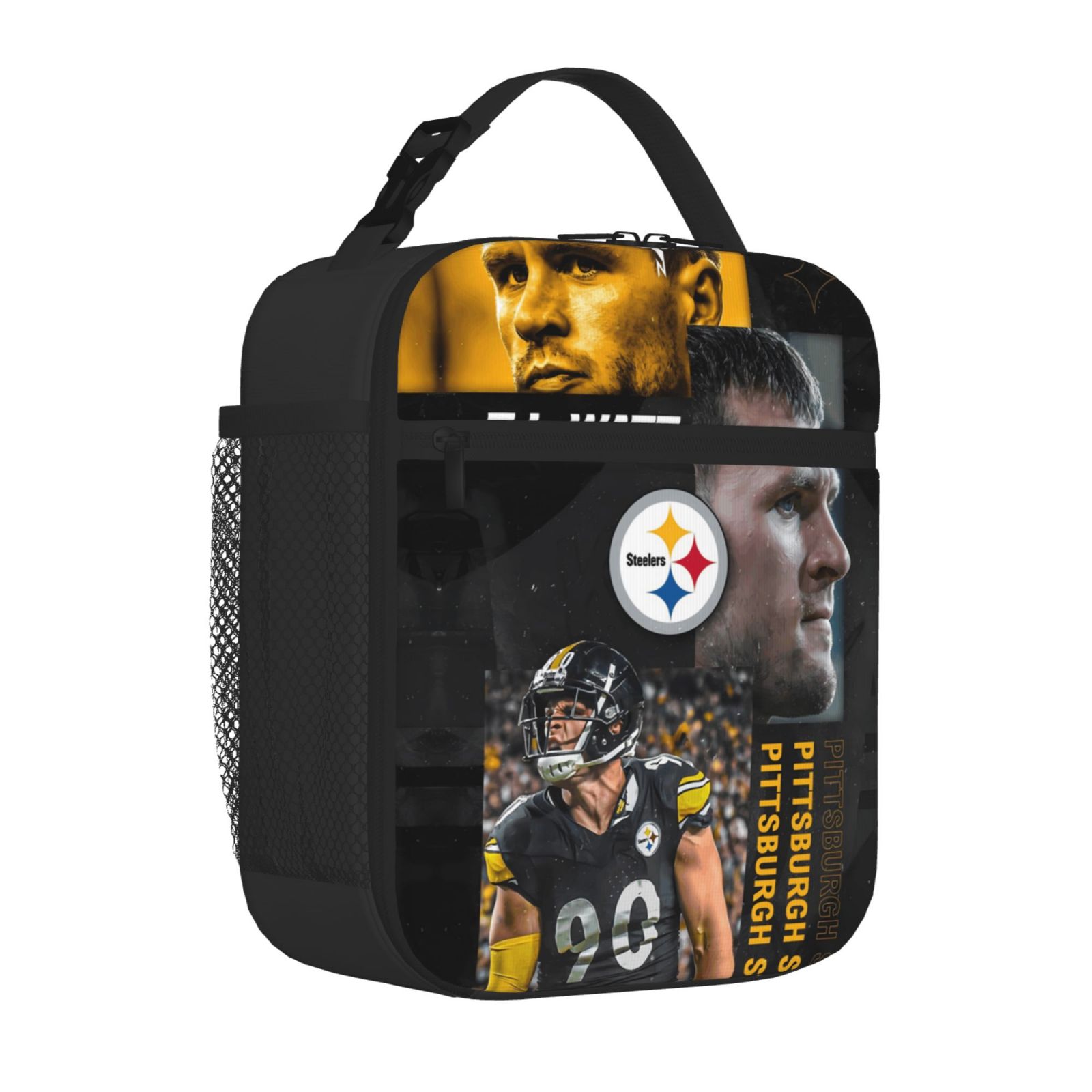 Steelers T.J. Watt Football Star Team Insulated Lunch Tote | Sports ...