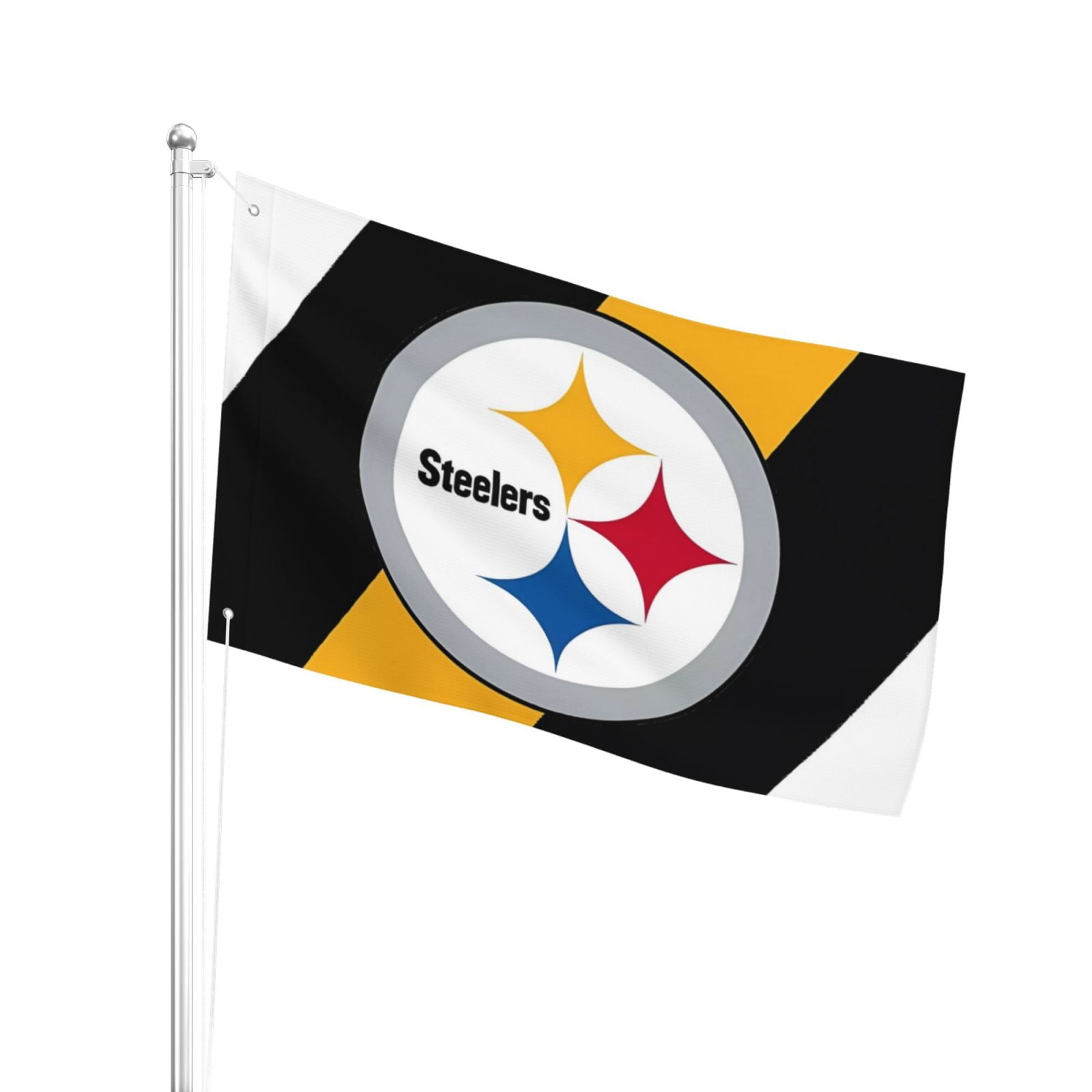 Steelers Three Layer personalized Double Sided Flag Football Fans ...
