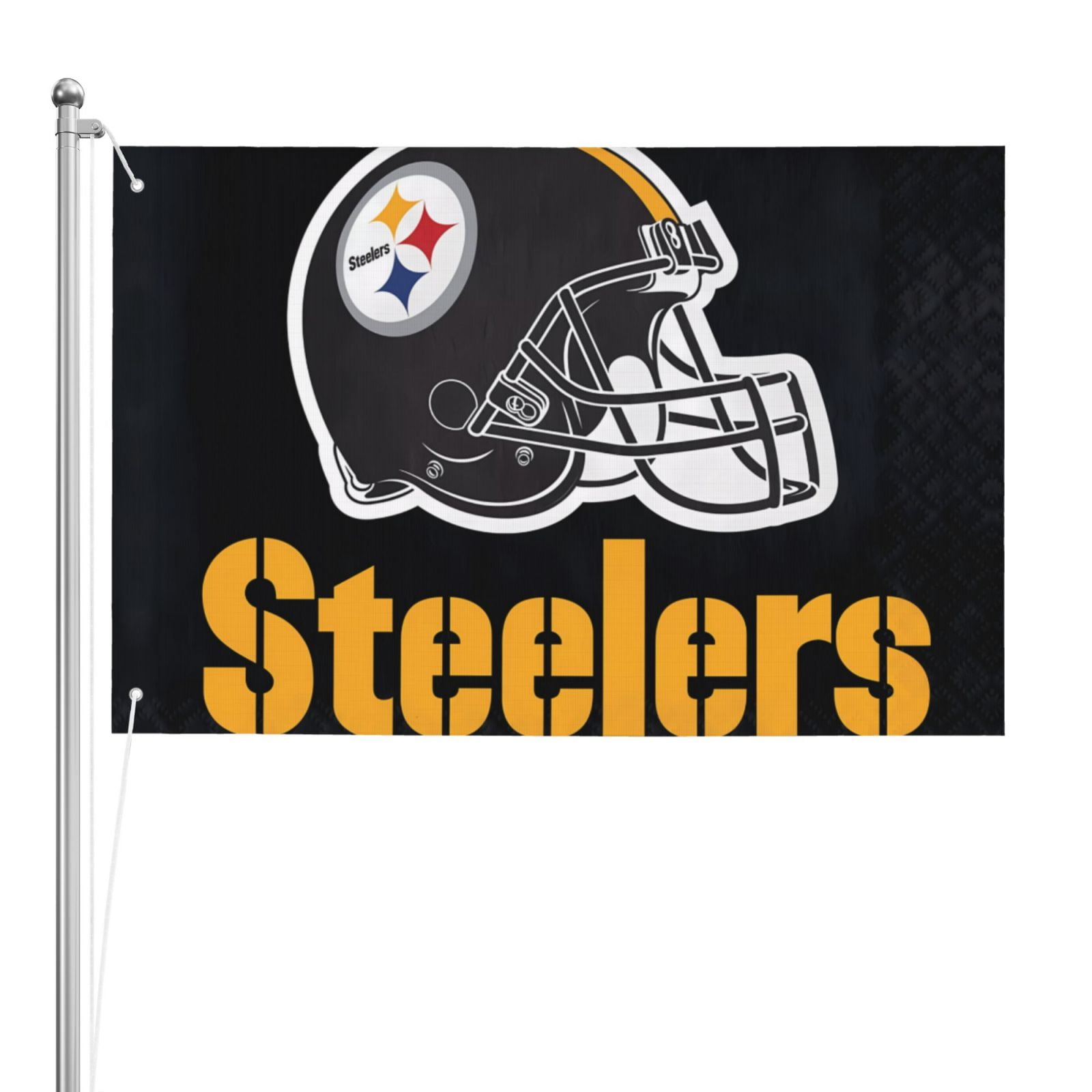 Steelers Three Layer personalized Double Sided Flag Football Fans ...