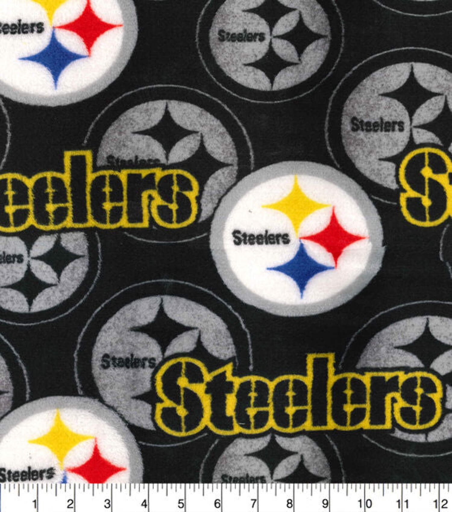 Steelers Velvet Fleece Fabric - Walmart.com