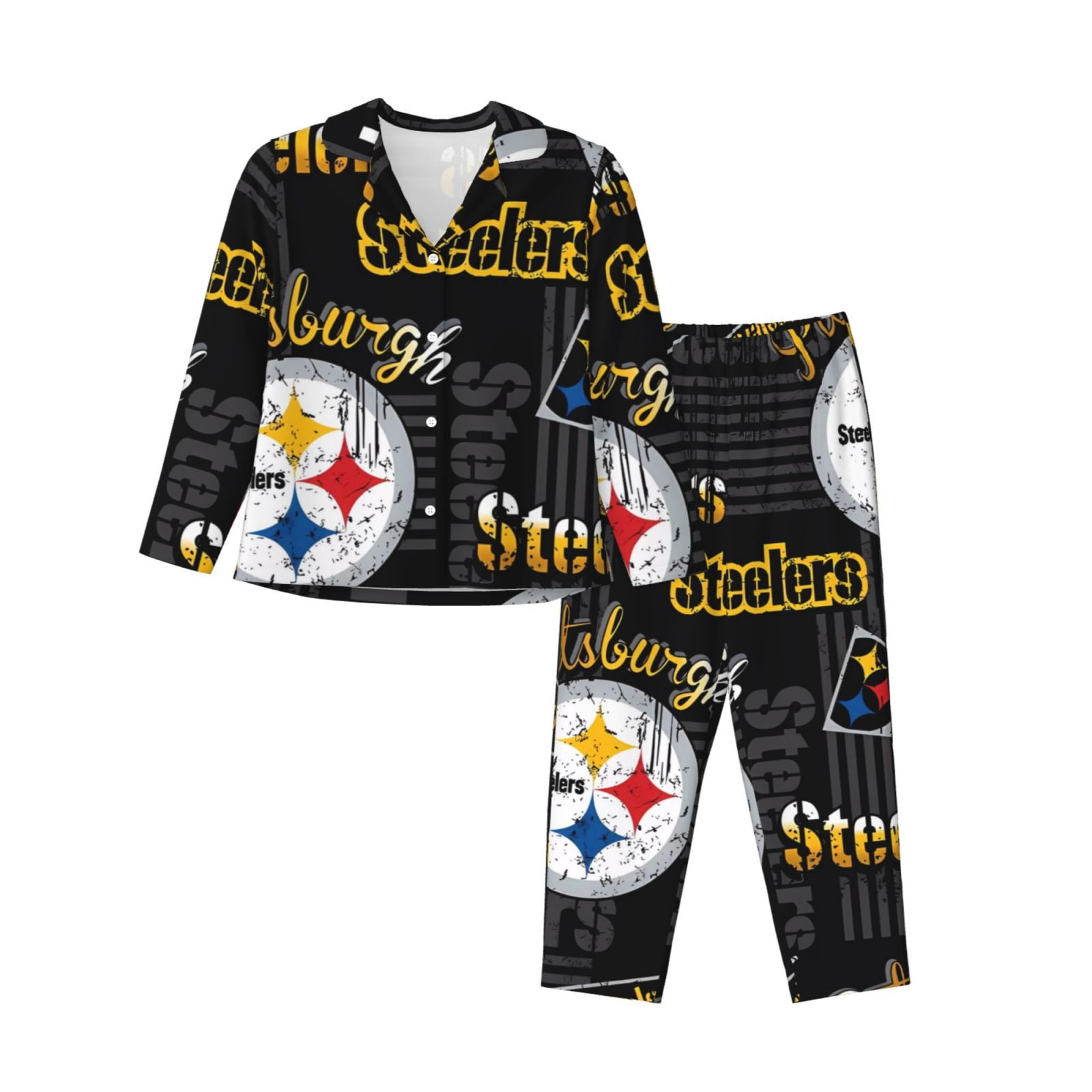 Steelers Women pyjamas set Fall-Winter lounge sets for Mens Couple ...