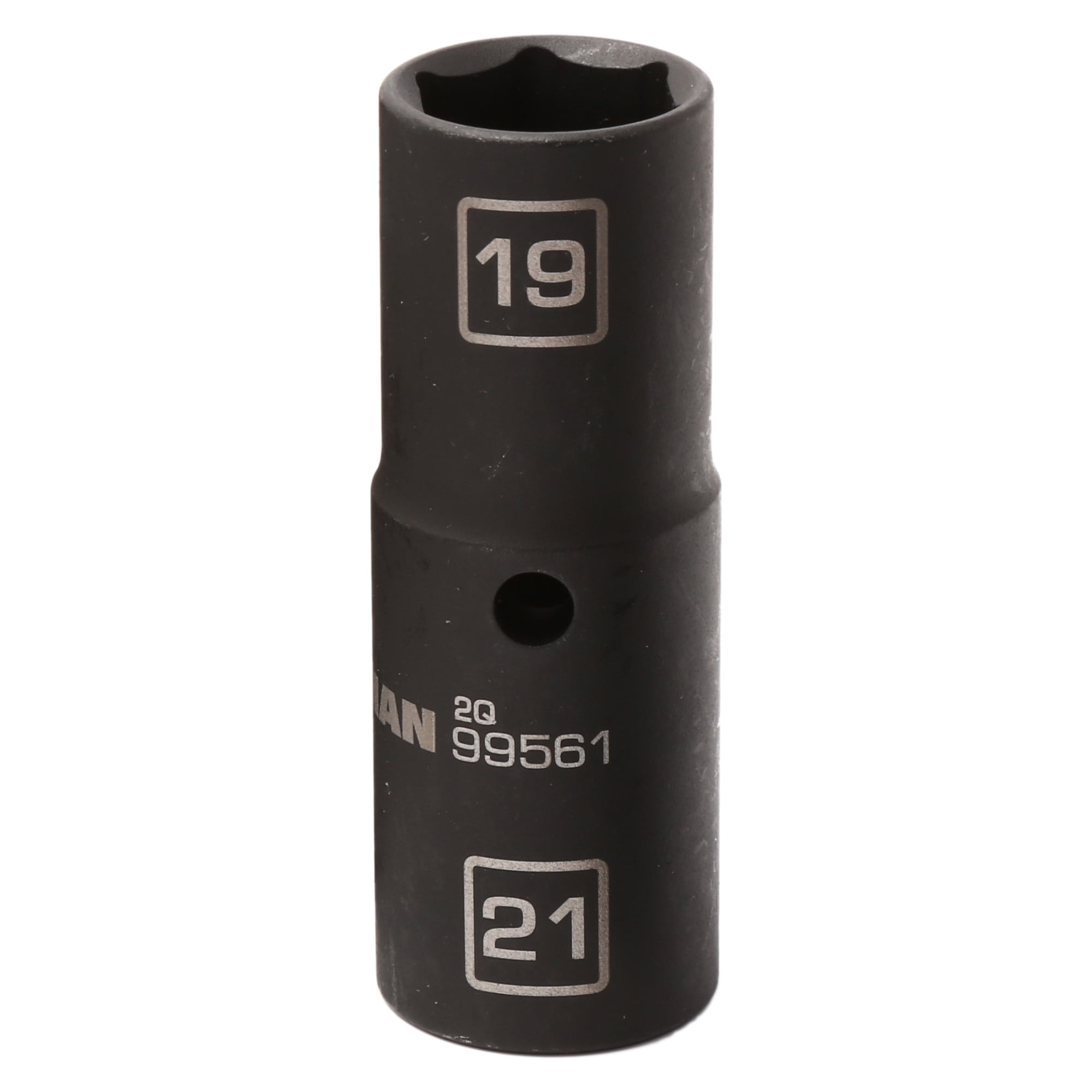 Steelman 1/2 in. Drive 6 Point 19mm x 21mm Thin Wall Impact Flip Socket ...