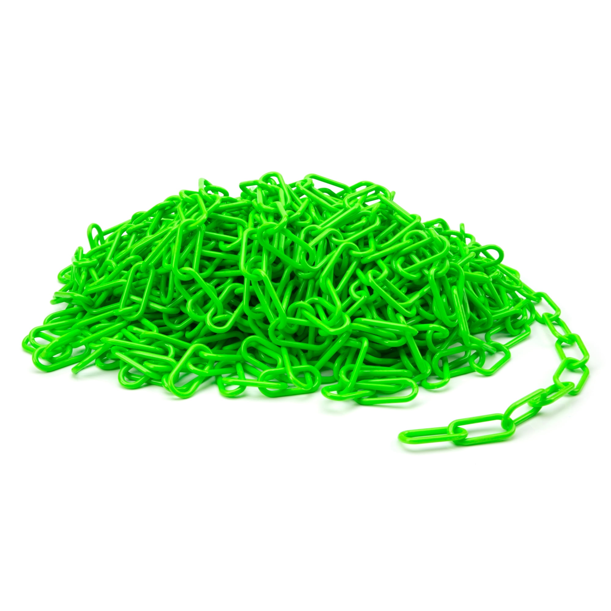 Steelman 100-Foot Hi-Viz Green Plastic Safety Chain 61075 - Walmart.com