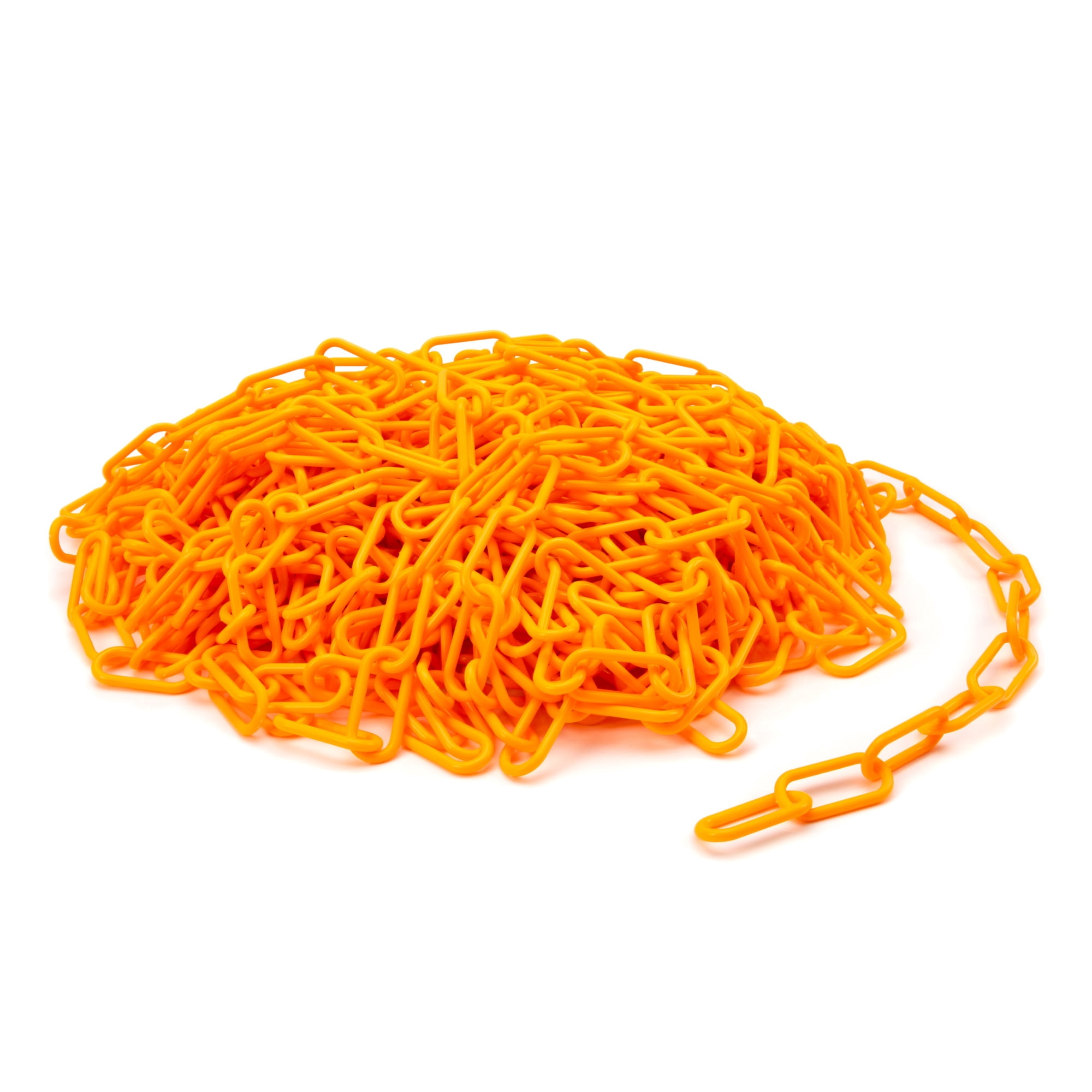 Steelman 100-Foot Hi-Viz Orange Plastic Safety Chain 61076 - Walmart.com