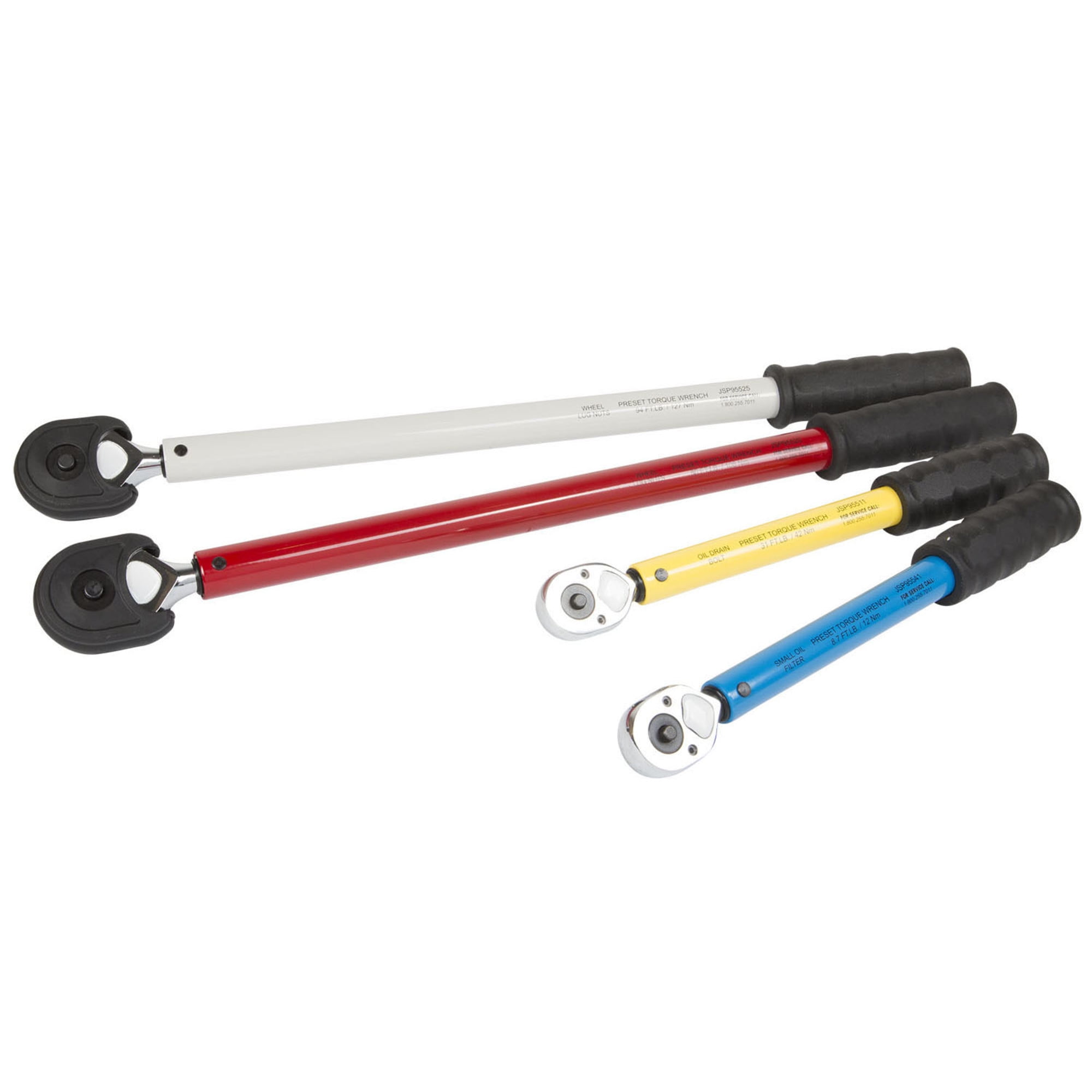 Steelman 4-Piece 1/2-Inch and 3/8-Inch Drive Pre-Set Torque Wrench Set ...