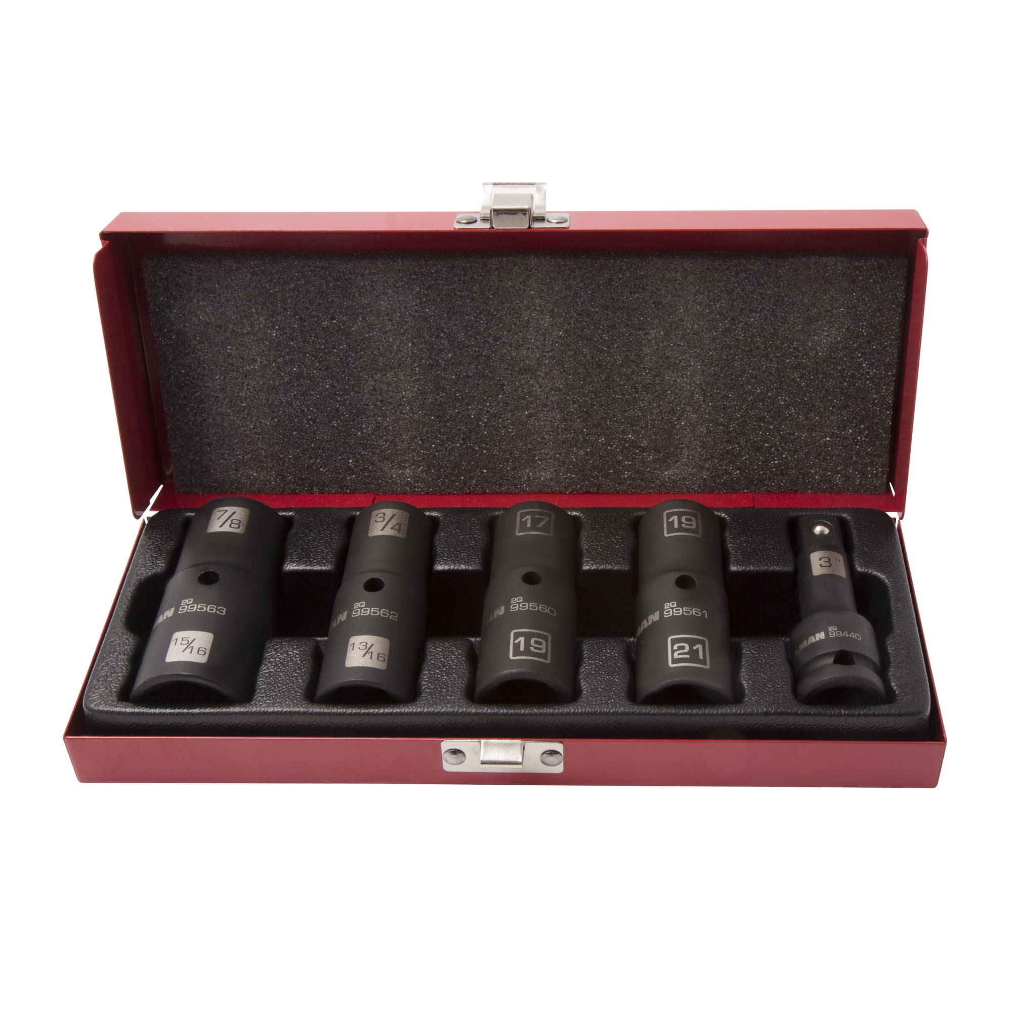 Steelman 5 Piece 1/2 in. Drive Impact Flip Socket Set 99495 - Walmart.com