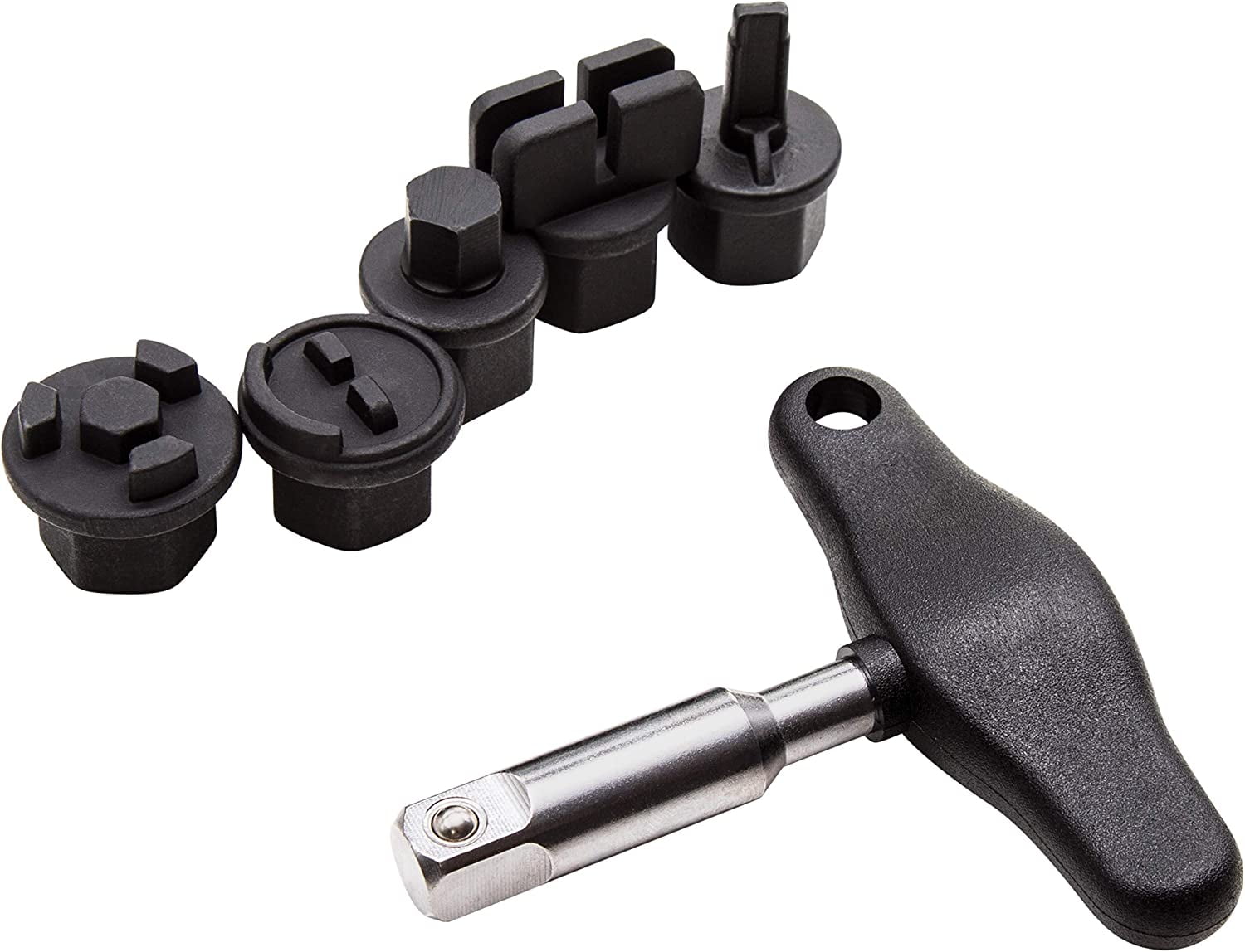 Steelman 6-Piece Oil Drain Plug Wrench Kit for Installing and Removing ...