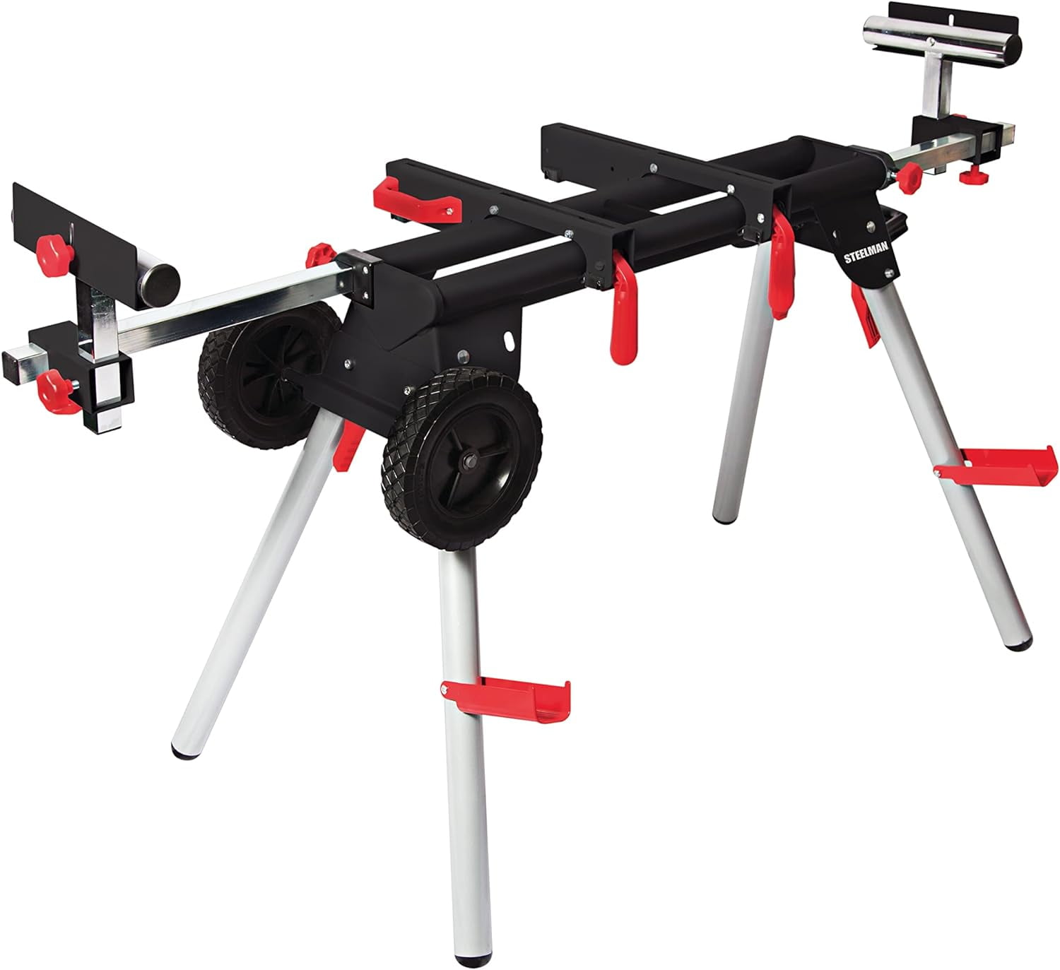 Steelman Contractor Miter Saw Mobile Workstation, Universal Mount ...