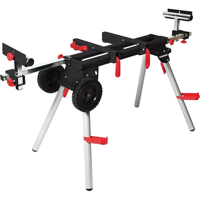 Steelman Contractor Miter Saw Mobile Workstation, Universal Mount ...