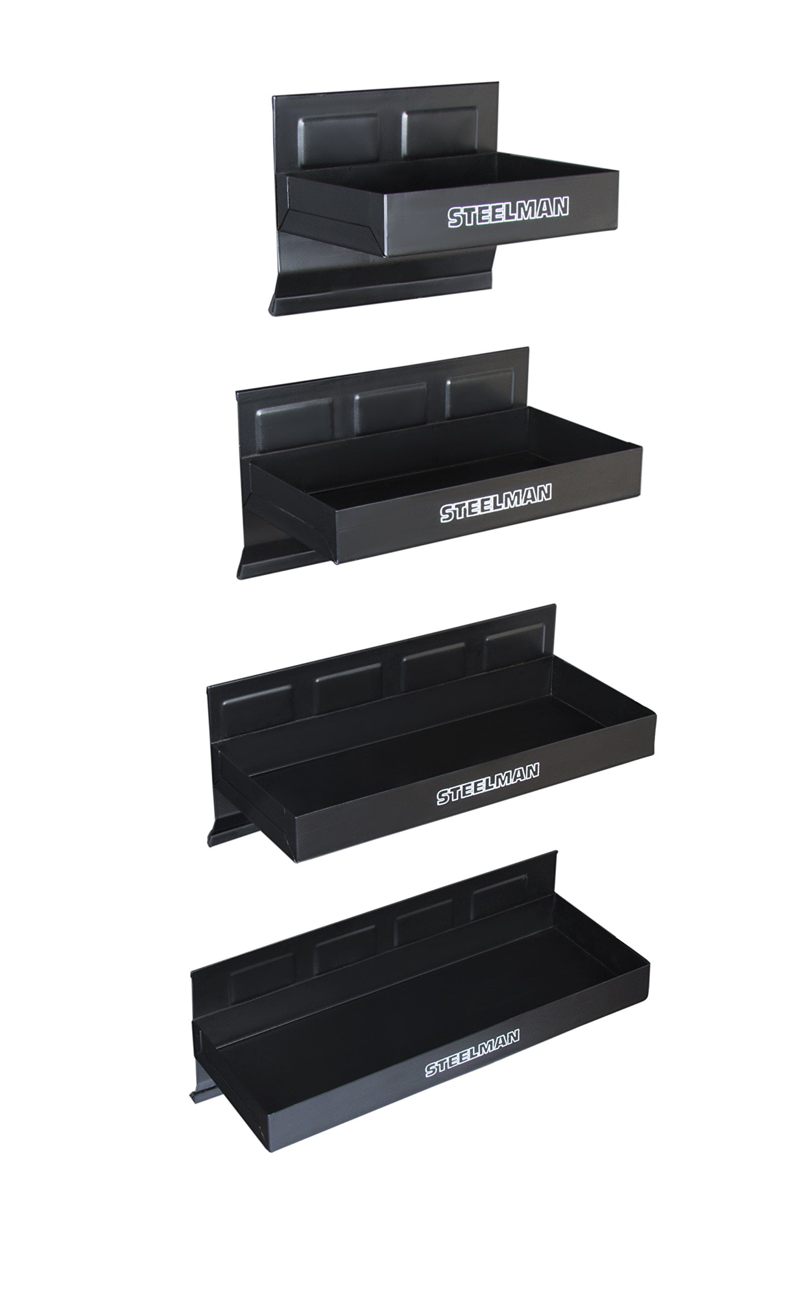 Steelman Non-Marring Magnetic Tool/Parts Storage Trays for Rolling ...