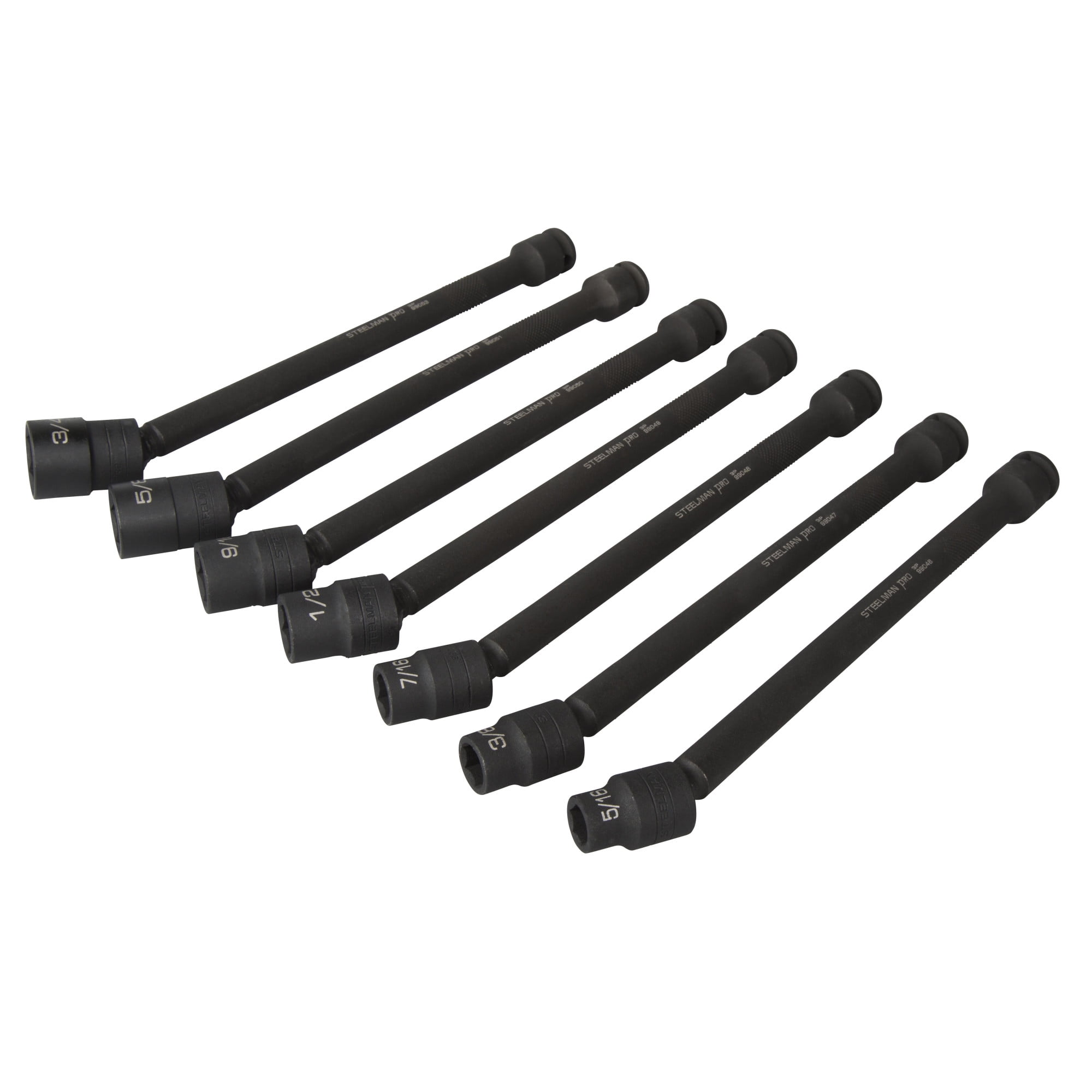 Steelman Pro Swivel Head 3/8in. Drive 9in. SAE Impact Extension Socket ...
