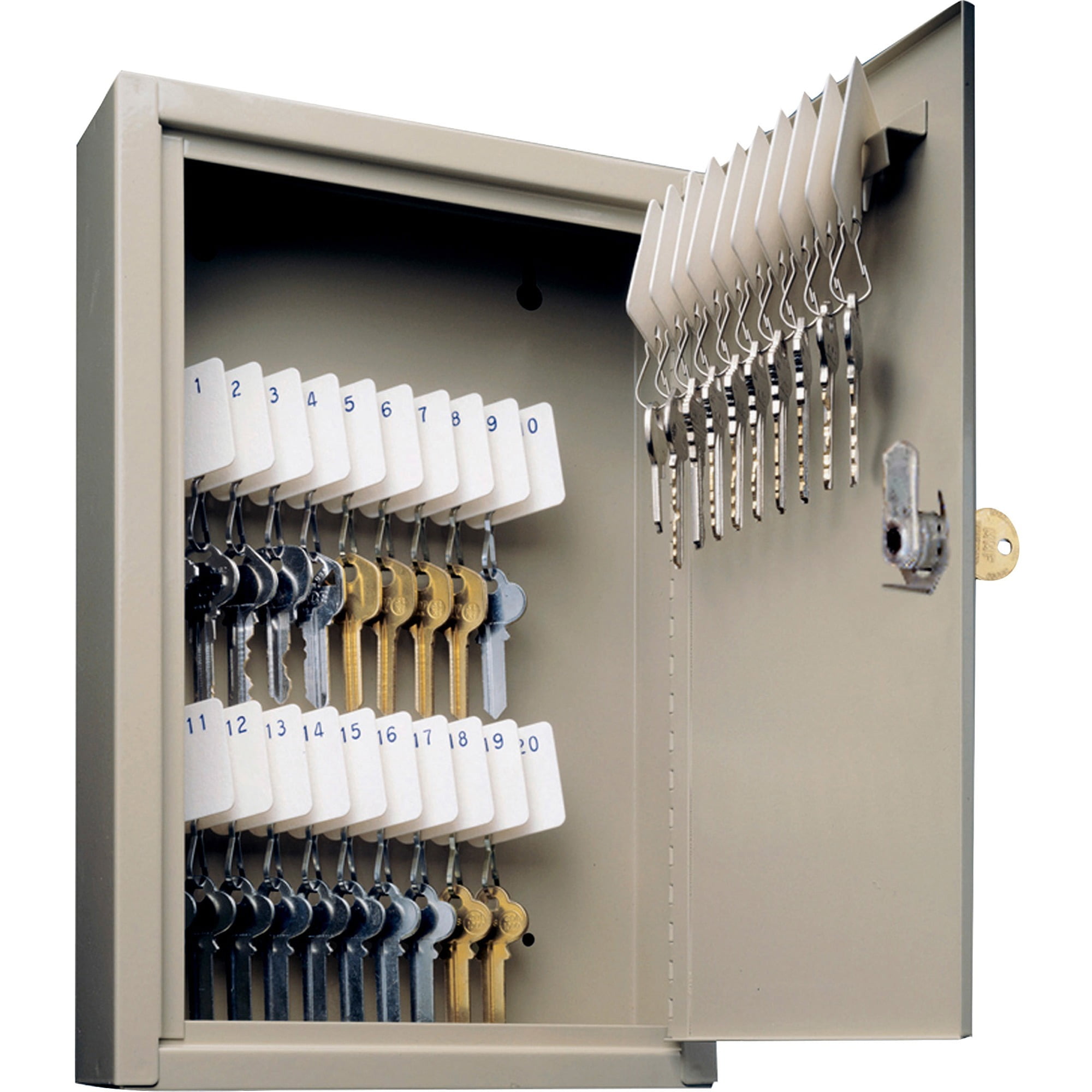 Steelmaster, Key Cabinet - 30-Key Capacity, 1 Each, Sand - Walmart.com