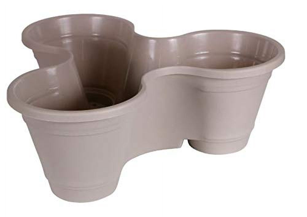 Steelpangal - 3 Tier Adobe Clay Color Stackable Vertical Plastic ...