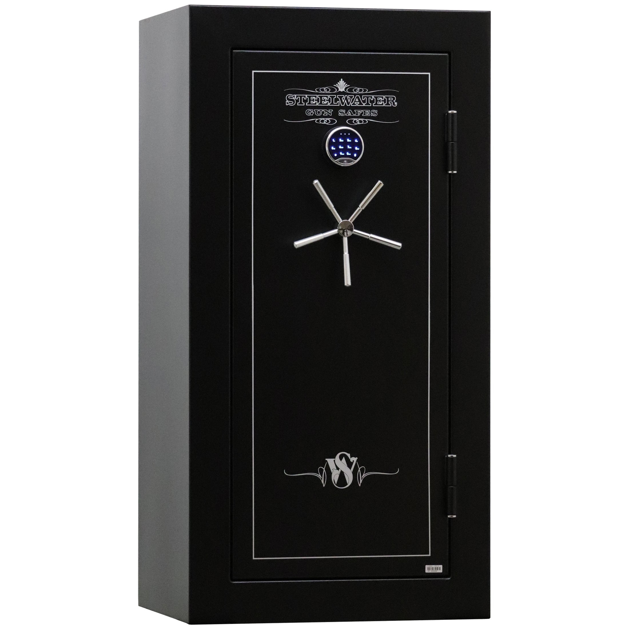 Steelwater Gun Safes 22 Long Heavy Duty Gun Safe with Chrome Digital ...
