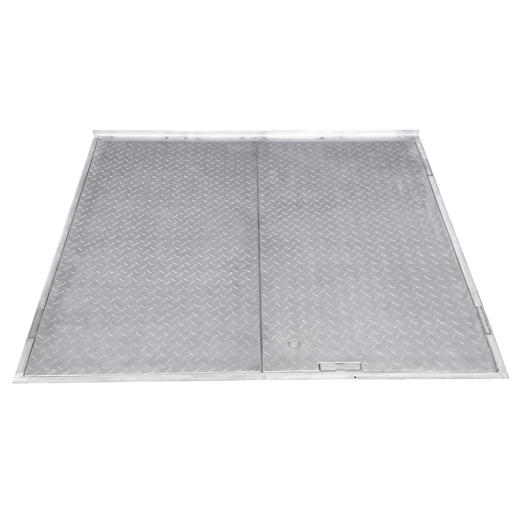 Steelway Aluminum Sidewalk Door with Diamond Tread Plate - Heavy-Duty ...