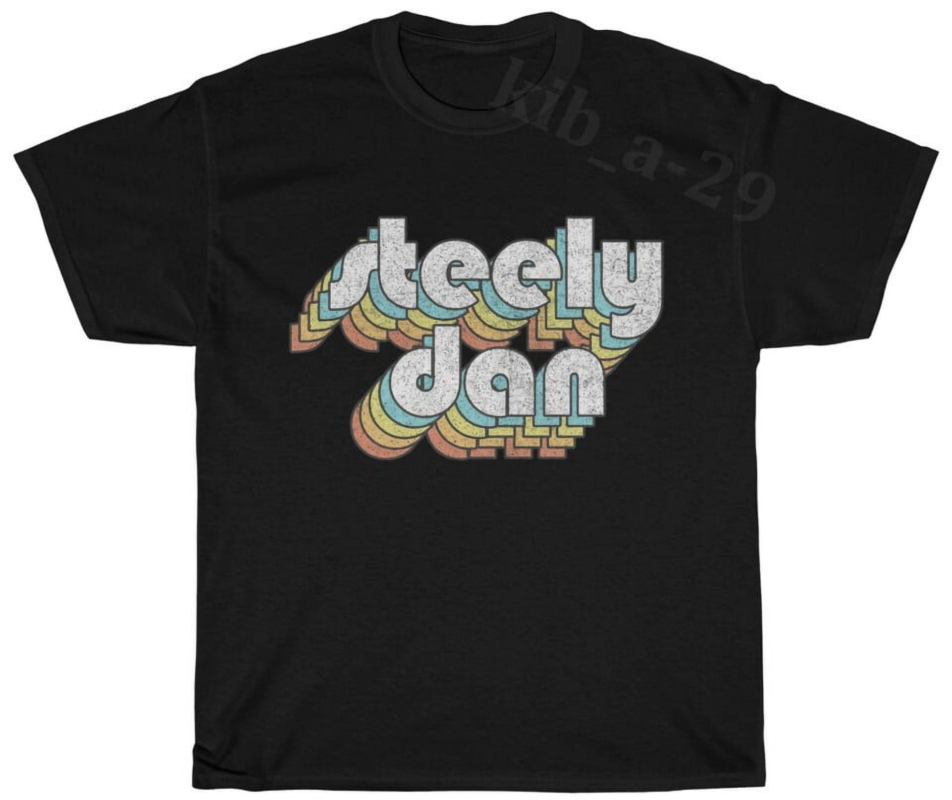 Steely Dan 80s Typography Retro Music Fan Vintage T-Shirt S-5XL Men ...