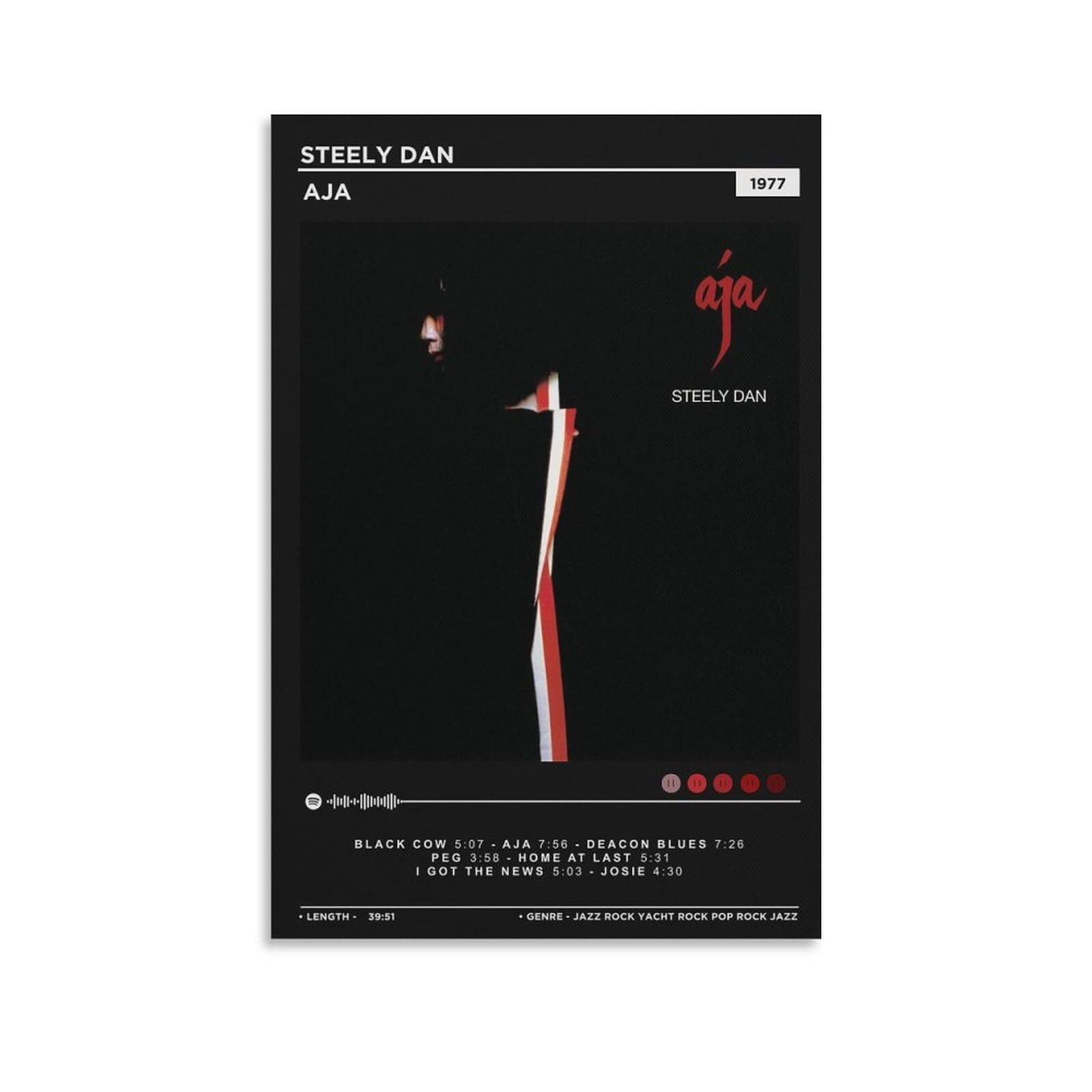 Steely Dan - Aja Poster 2 Canvas Poster Bedroom Decoration Landscape ...