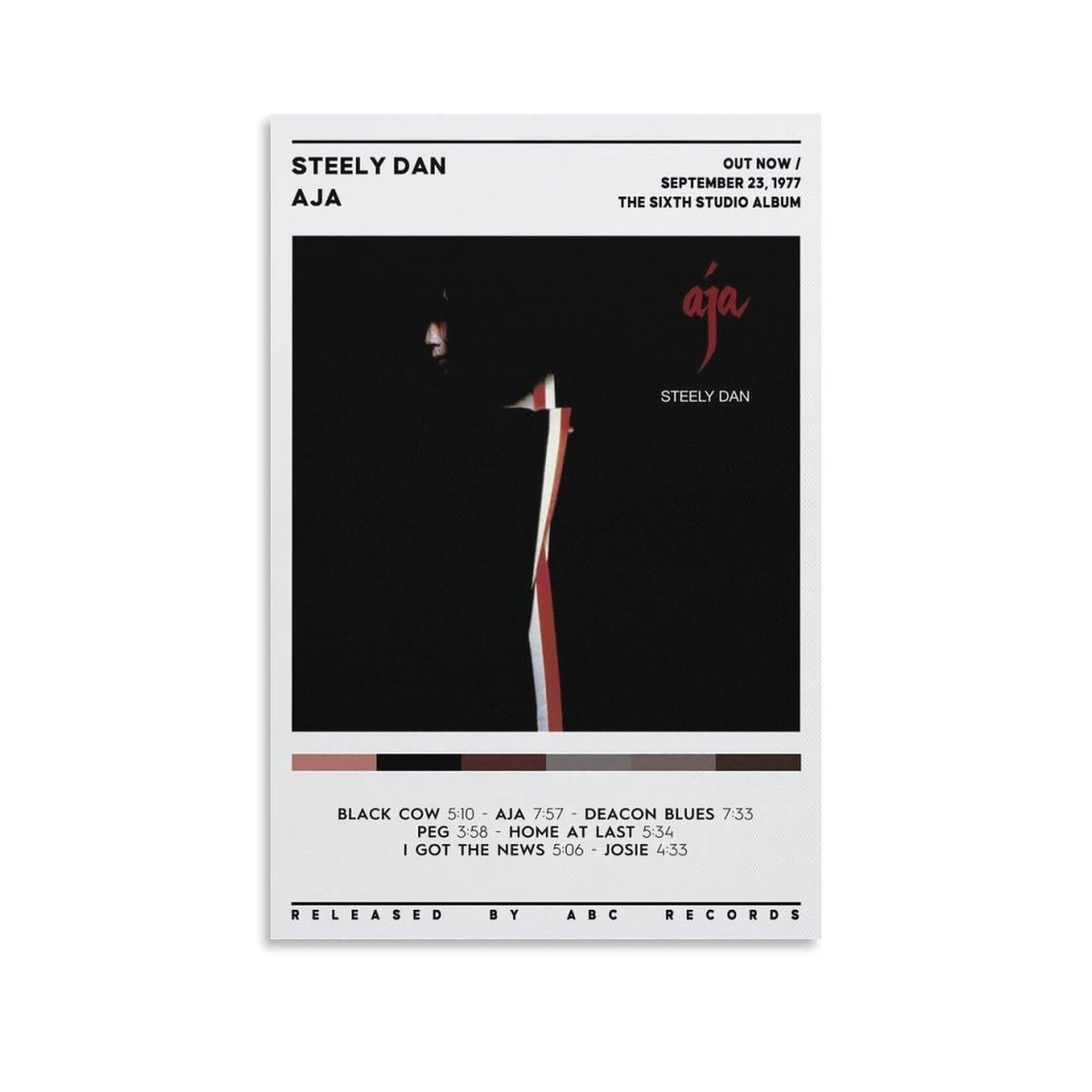 Steely Dan - Aja Poster 3 Canvas Poster Bedroom Decoration Landscape ...