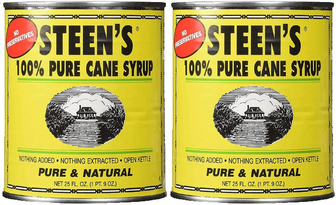Steen's 100% Pure Cane Syrup 25oz Can Pack of 2 - Walmart.com